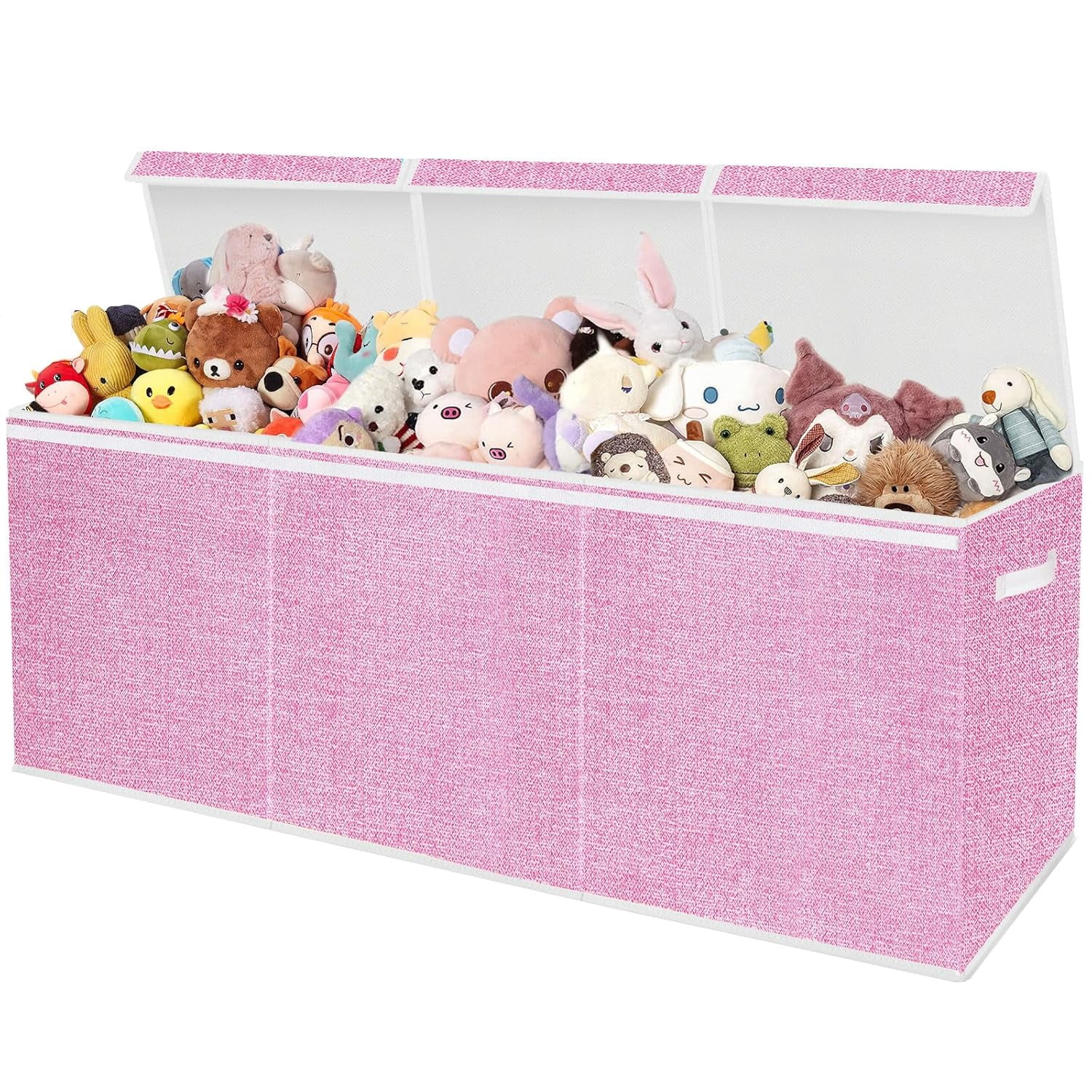 Extra Large Toy Box Chest with Lid, Collapsible Kids Toy Chest Boxes ...