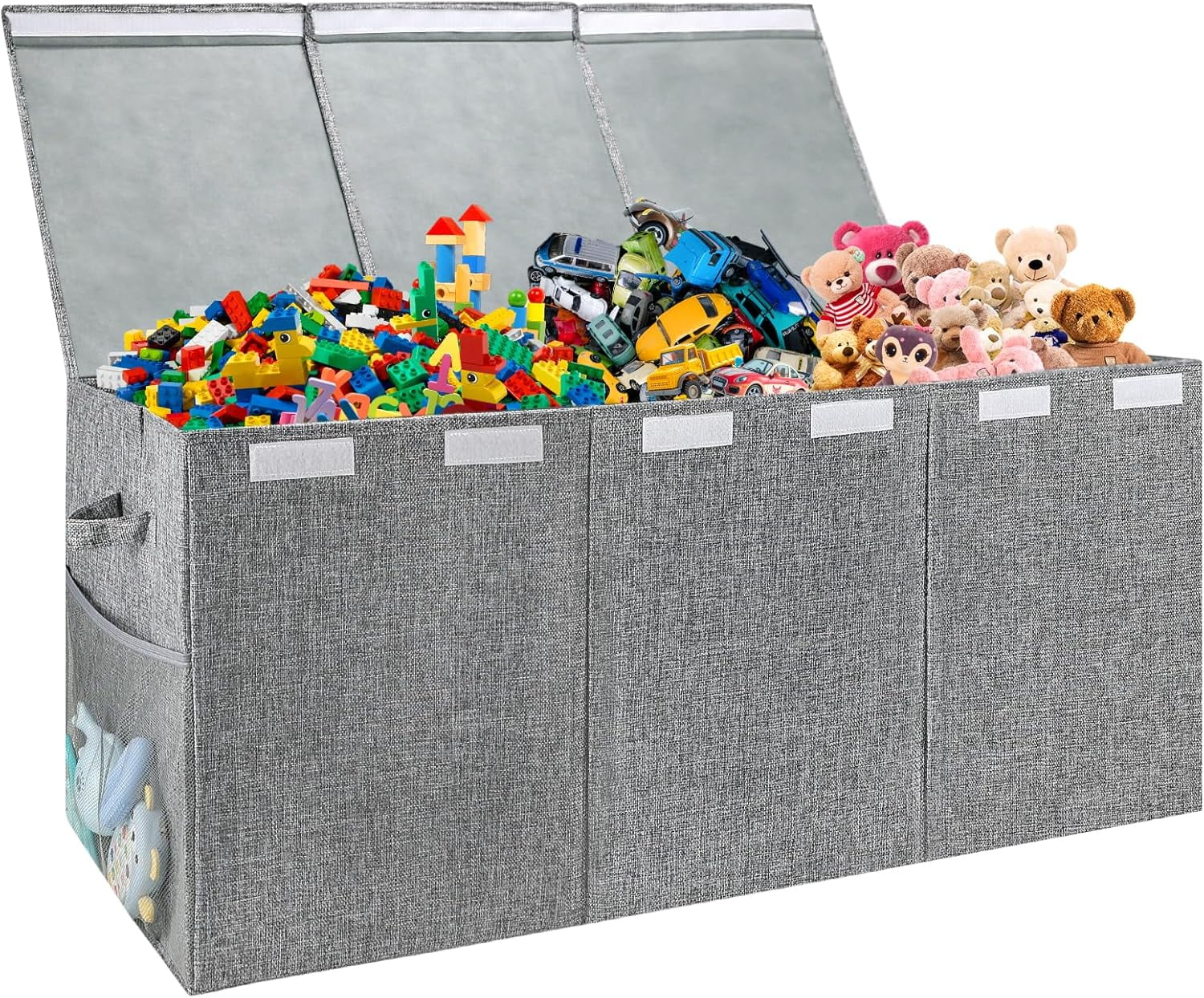Extra Large Toy Box, Kids Toy Chest Bin, 150L Storage Boxes for Toys ...