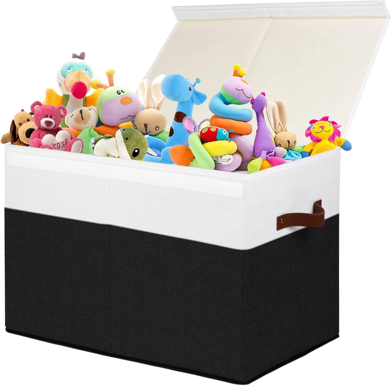 Extra Large Toy Storage Box with Lid, Sturdy Toys Storage Chest Bin ...