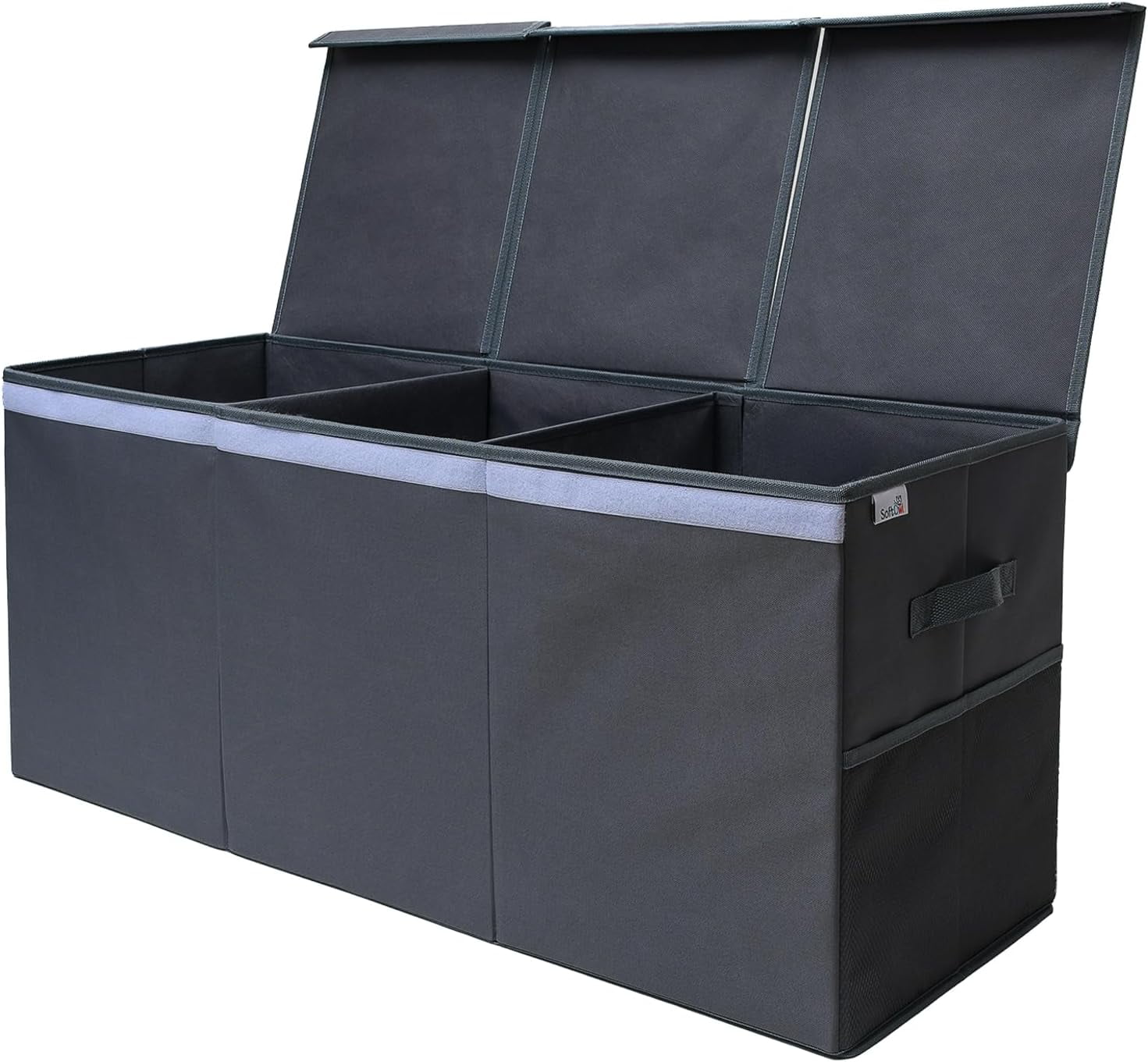 Extra Large Toy Storage Organizer with Lid - Sturdy, Collapsible Toy ...