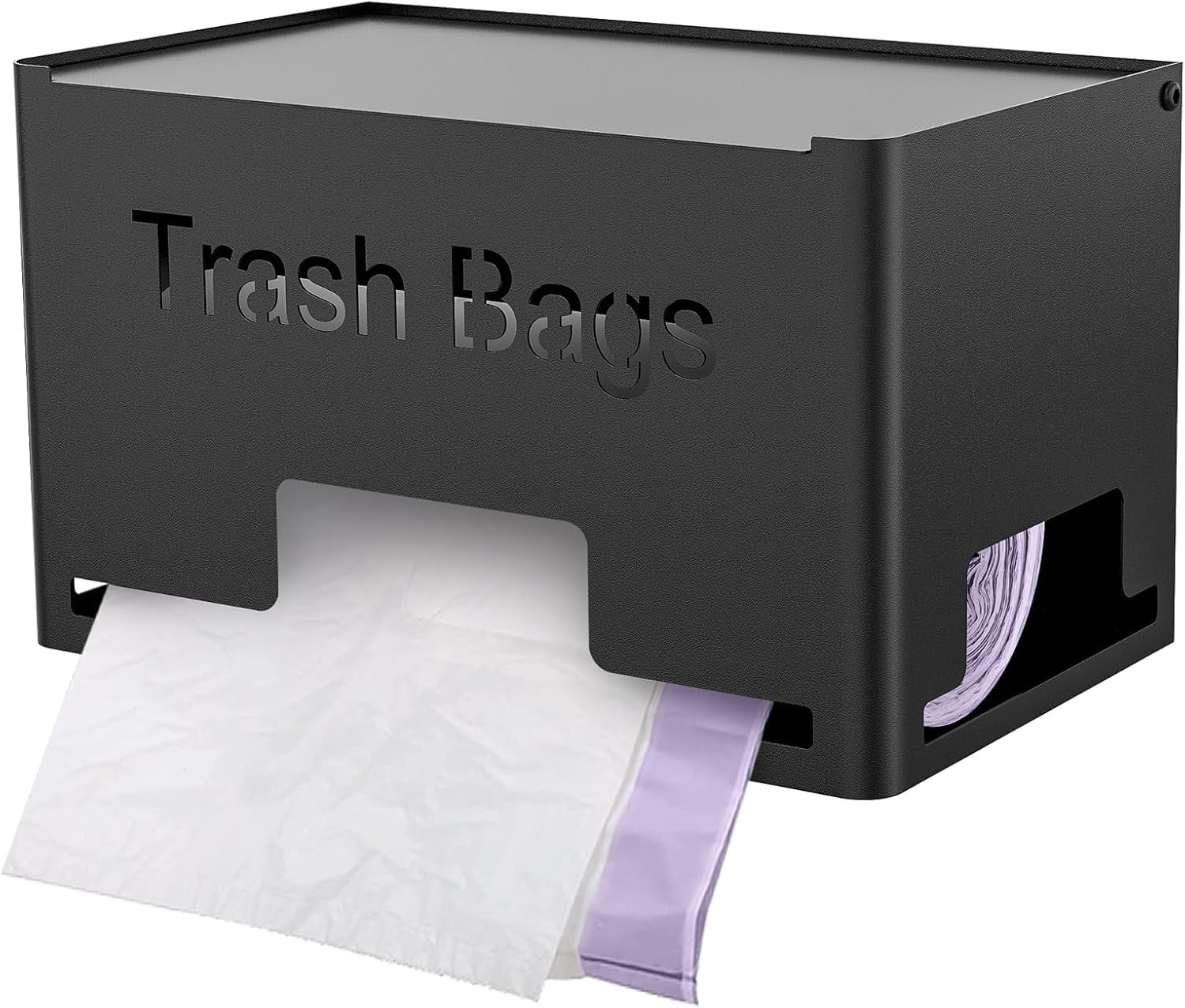 Extra Large Trash Bag Holder Dispenser, Metal Garbage Bag Dispenser ...