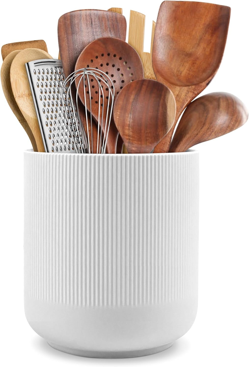 Extra Large Utensil Holder,Ceramic Kitchen Utensil Holder for Kitchen ...