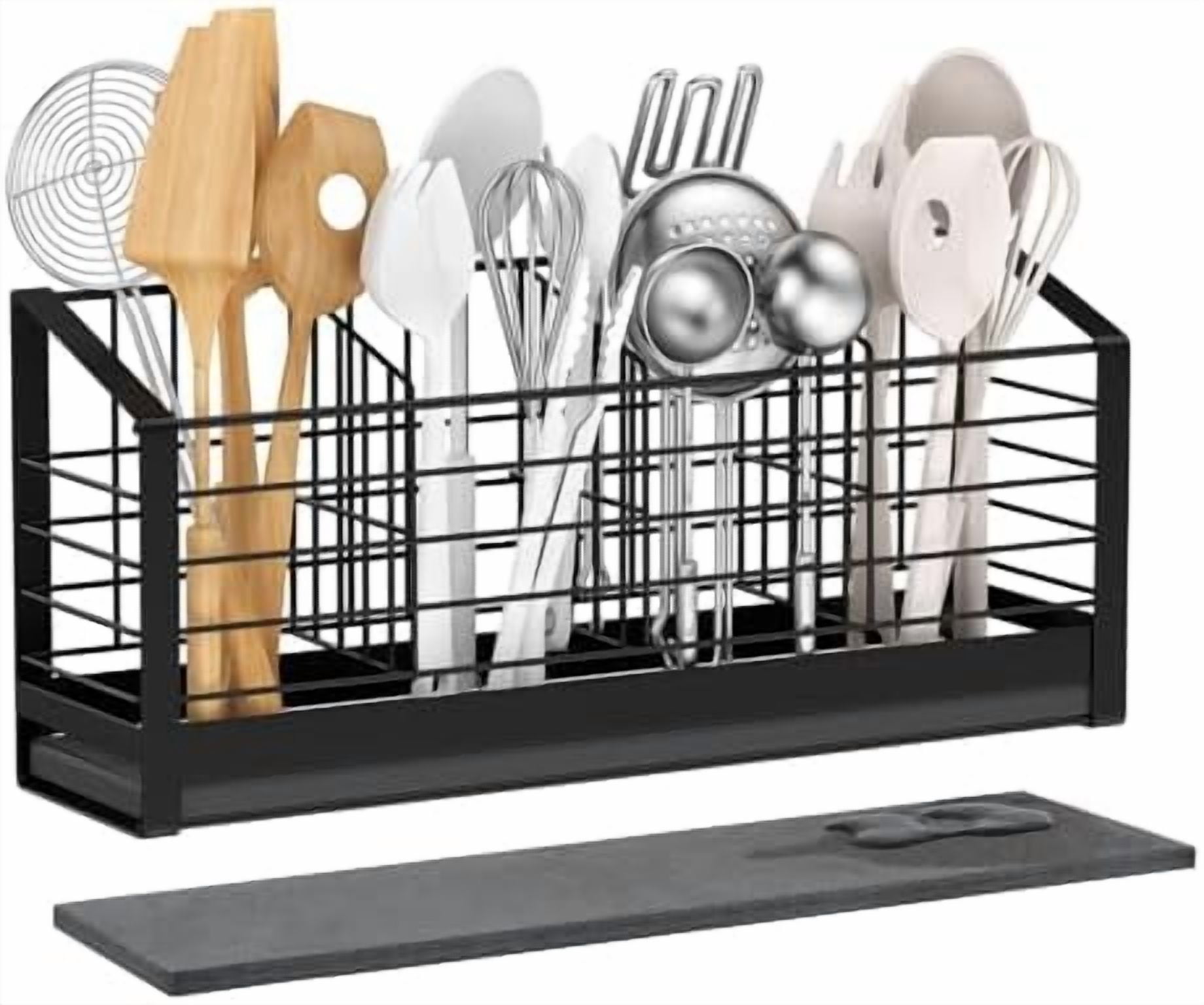 Extra Large Utensil Holder for Kitchen Counter, Kitchen Cooking Utensil ...