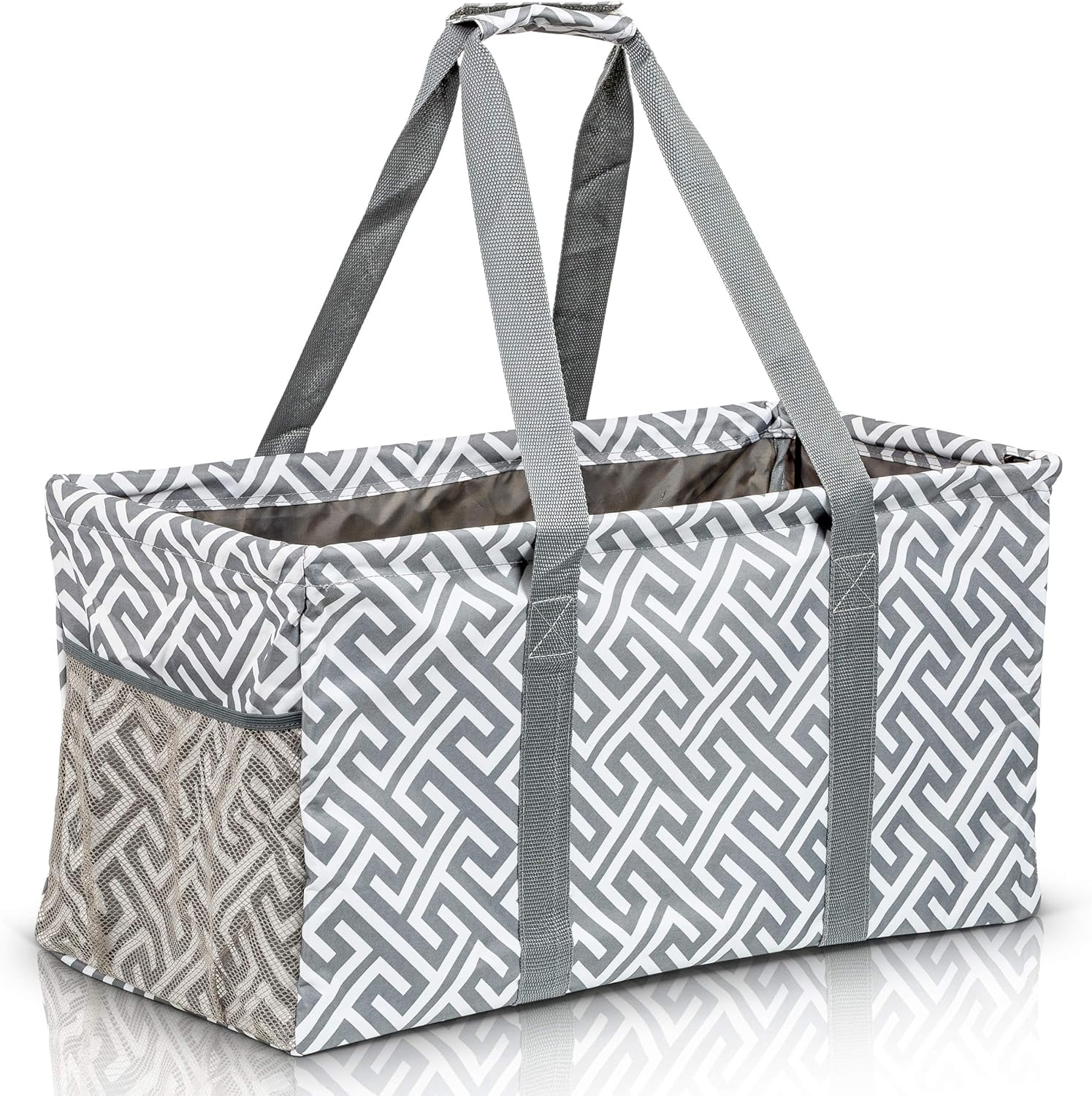 Extra Large Utility Tote Bag - Oversized Collapsible Reusable Wire ...