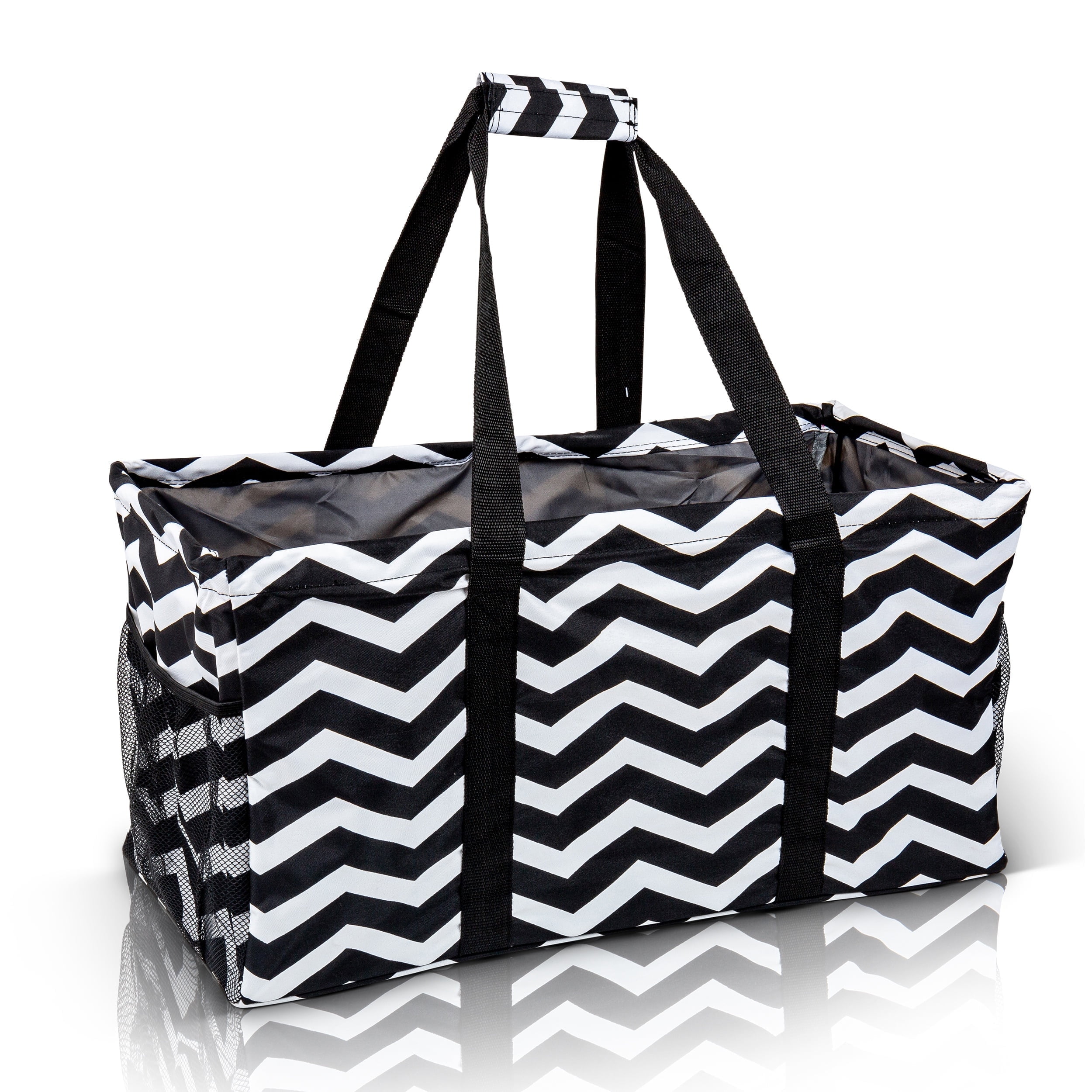 Extra Large Utility Tote Bag - Oversized Collapsible Reusable Wire ...