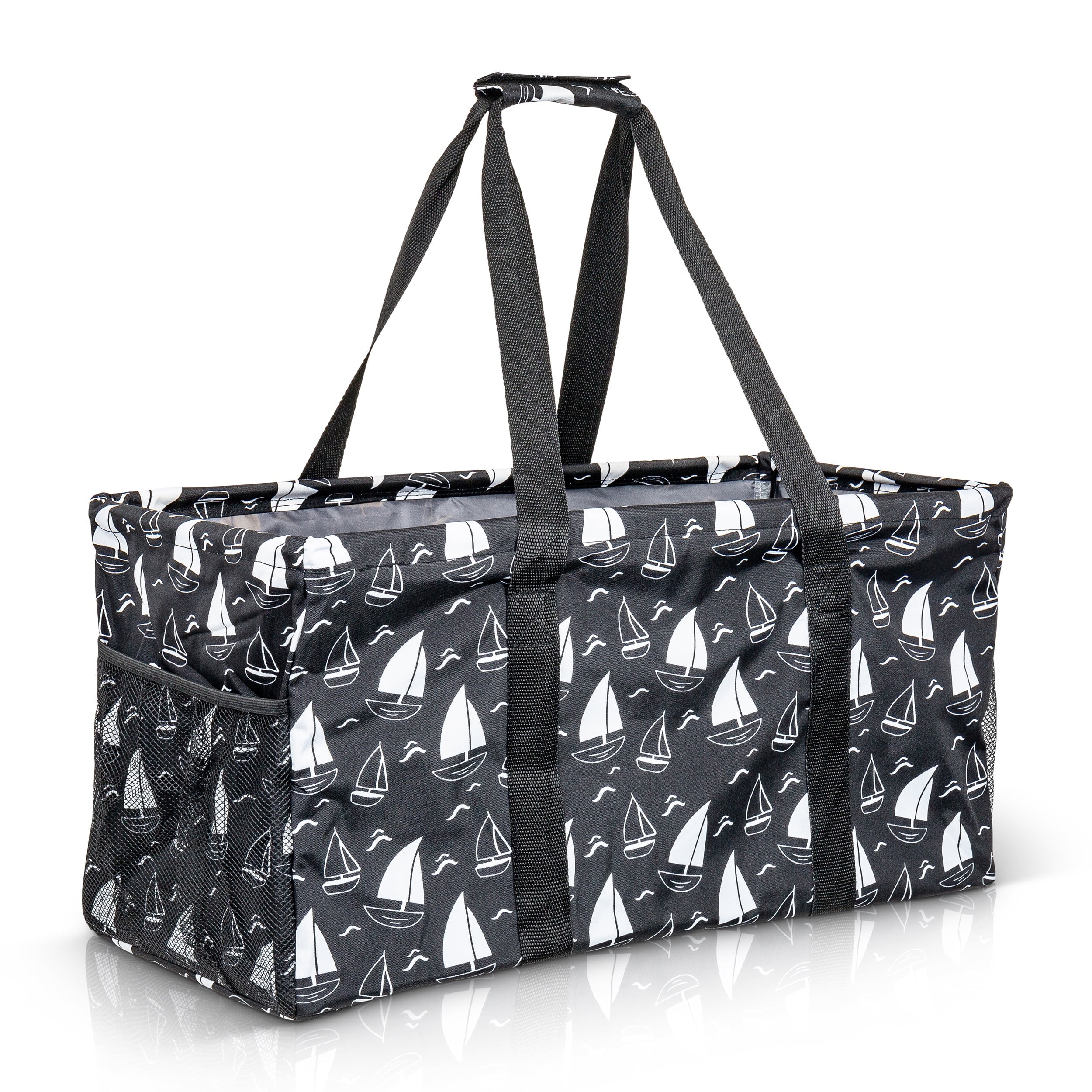 Extra Large Utility Tote Bag - Oversized Collapsible Reusable Wire ...