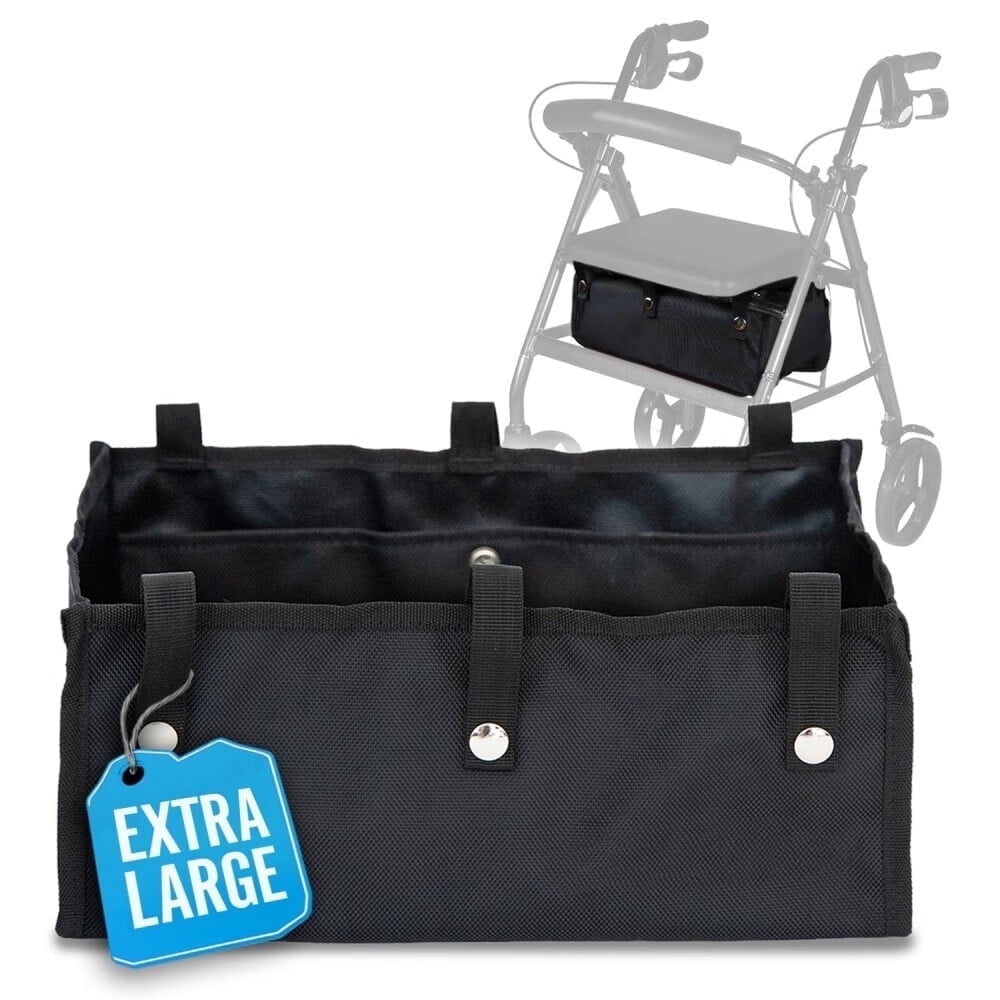 Extra Large Walker Basket - Rollator Walker Accessories Bags for ...