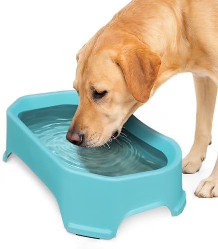 Extra Large Water Bowl for Dogs, Outdoor Dog Water Bowl (1.25 Gallon XL ...
