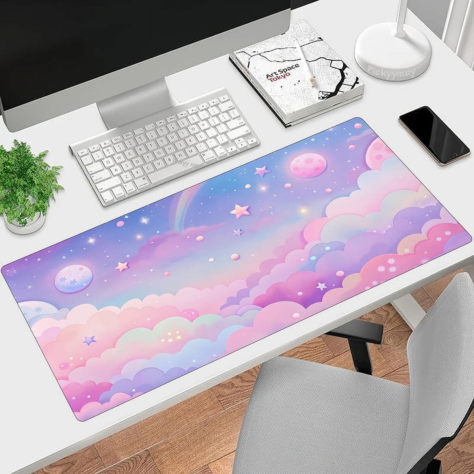 [Extra-Large Waterproof Gaming Mouse Pad] Extra-Large Pastel Cloud ...