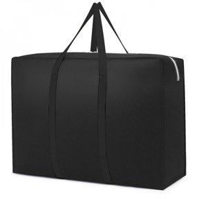 Tripumer 105L Moving Bag 2PCS, Waterproof with Strong Handles - Black ...