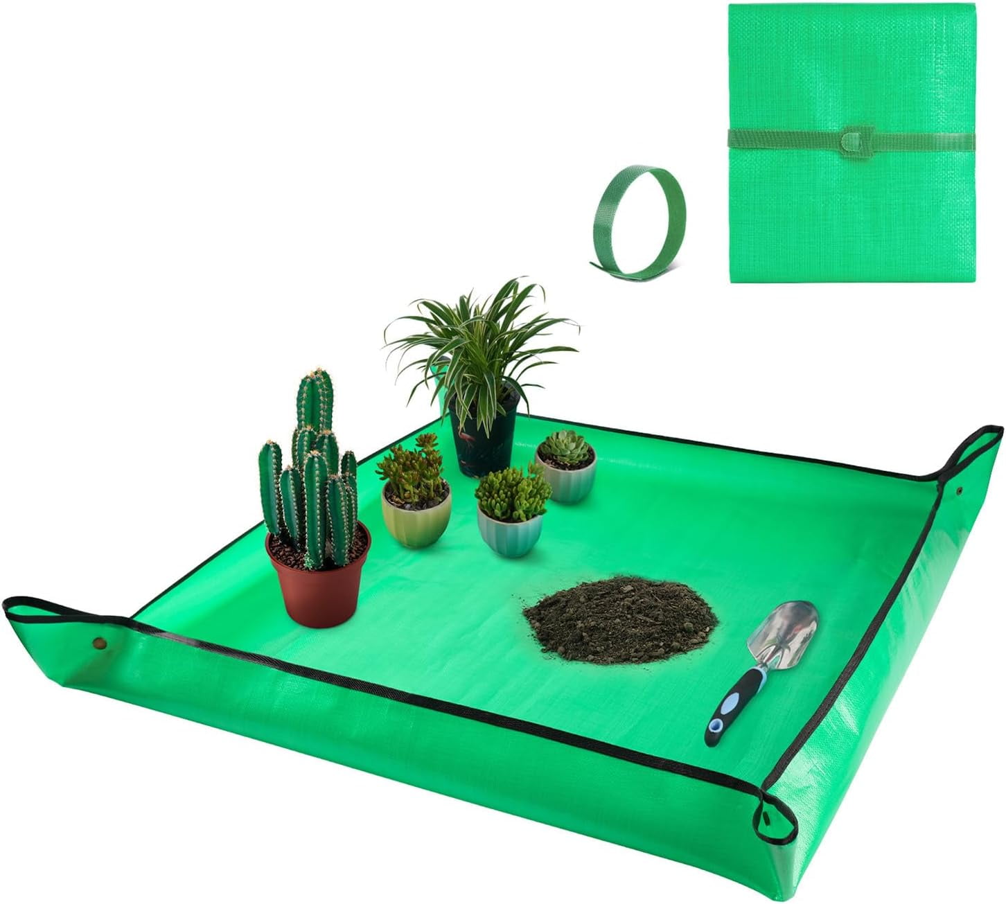 Extra Large Waterproof Potting Mat for Indoor Plants Transplanting and ...
