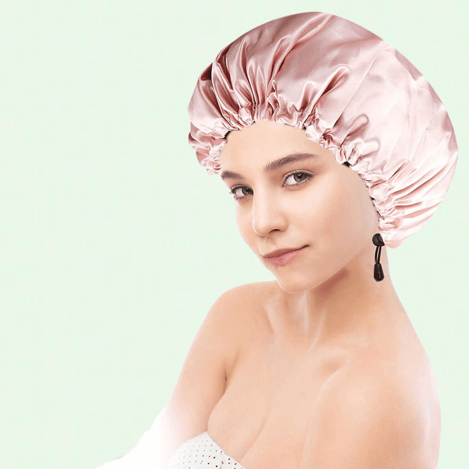 Extra Large Waterproof Shower Cap for Women Men, 3PCS Set with ...