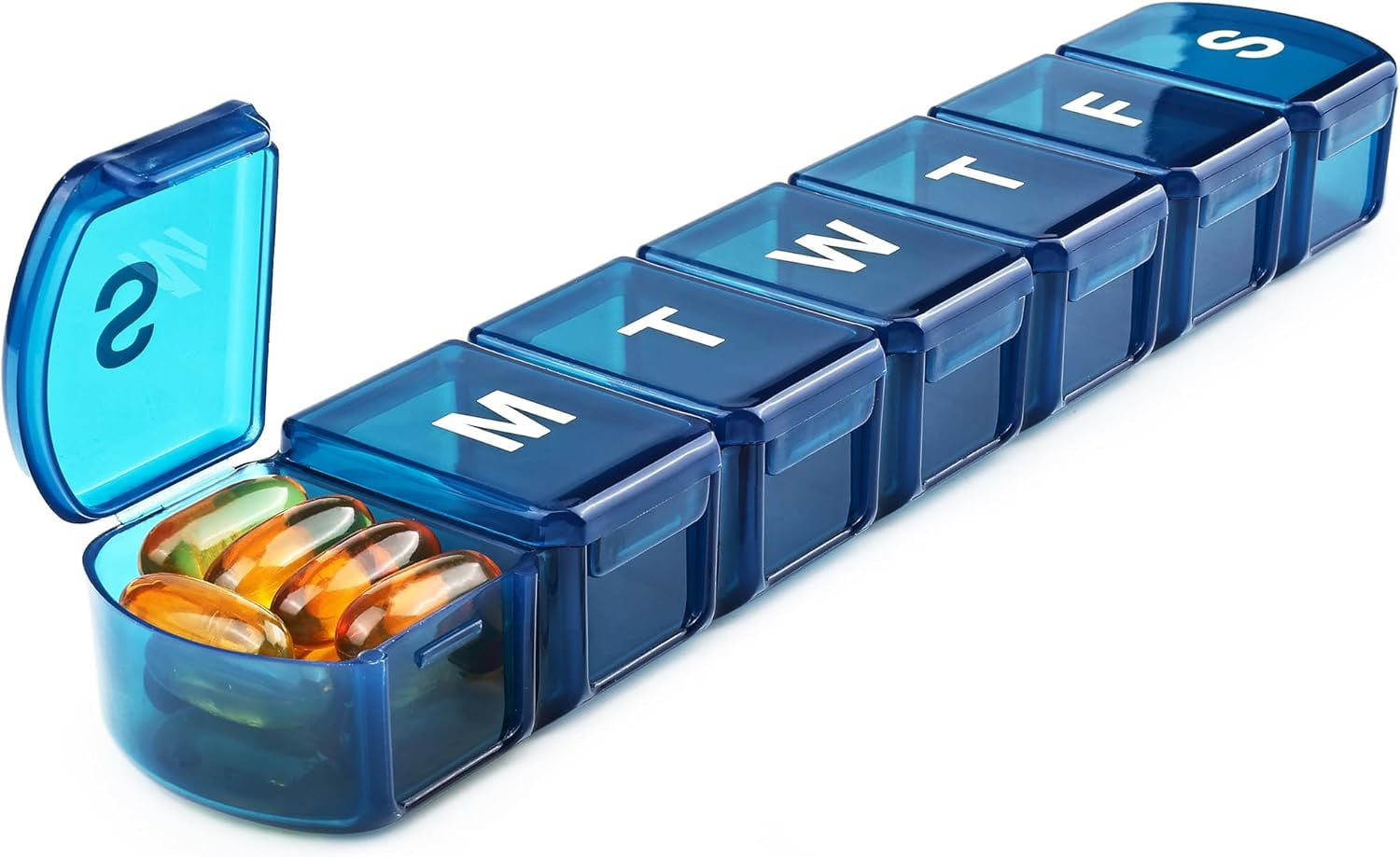 Extra Large Weekly Pill Box Organizer 7 Day, 1 Week Jumbo Pill ...