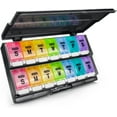 Extra Large Weekly Pill Organizer 2 Times a Day - Remtise Am/Pm Daily ...