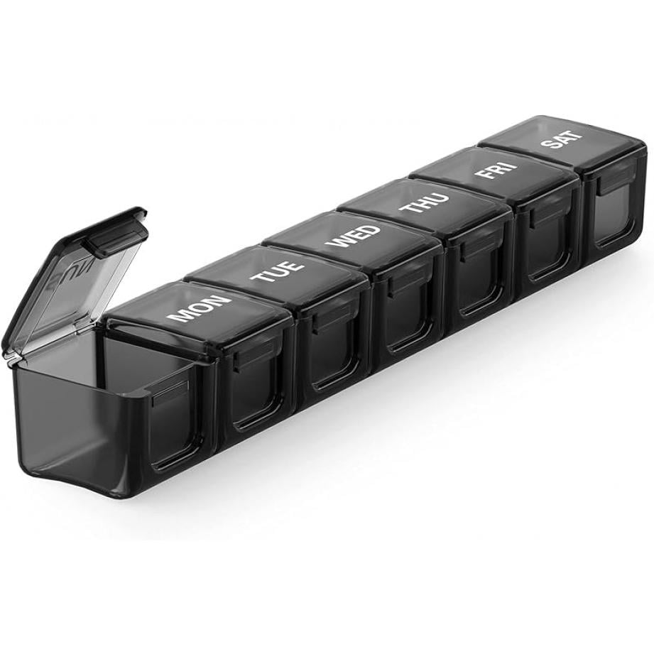 Extra Large Weekly Pill Organizer, 7 Day Daily Pill Box Case Arthritis ...