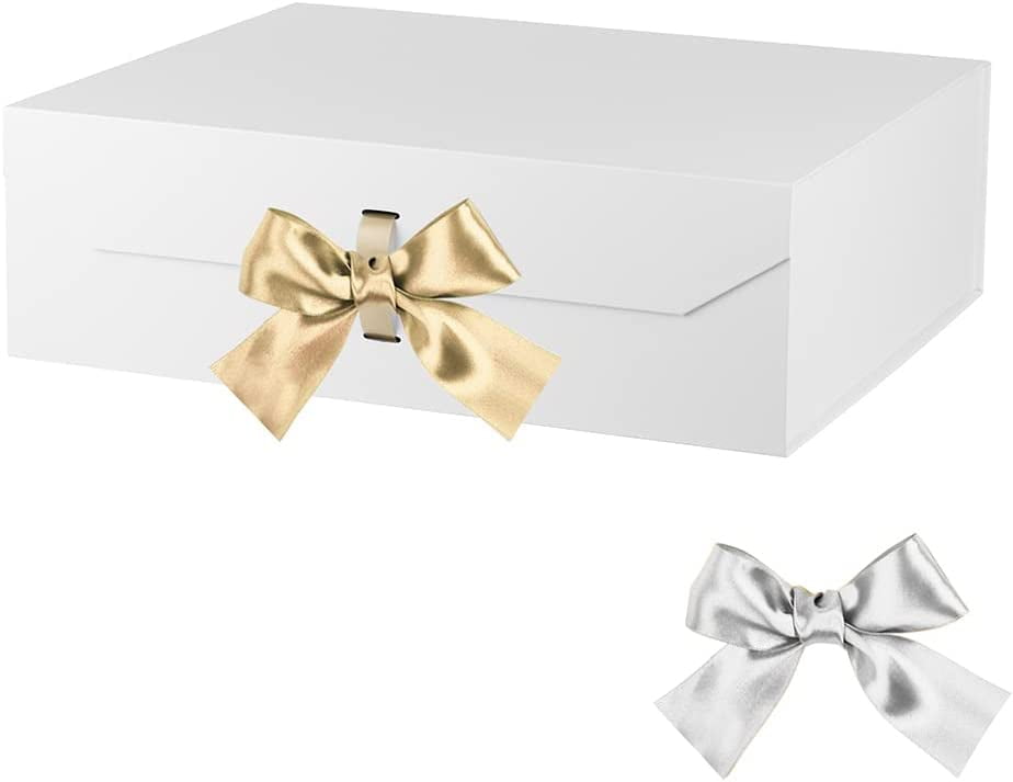 Extra Large White Gift Box 19x16x6 Inches, Gift Box with Lid Magnetic ...