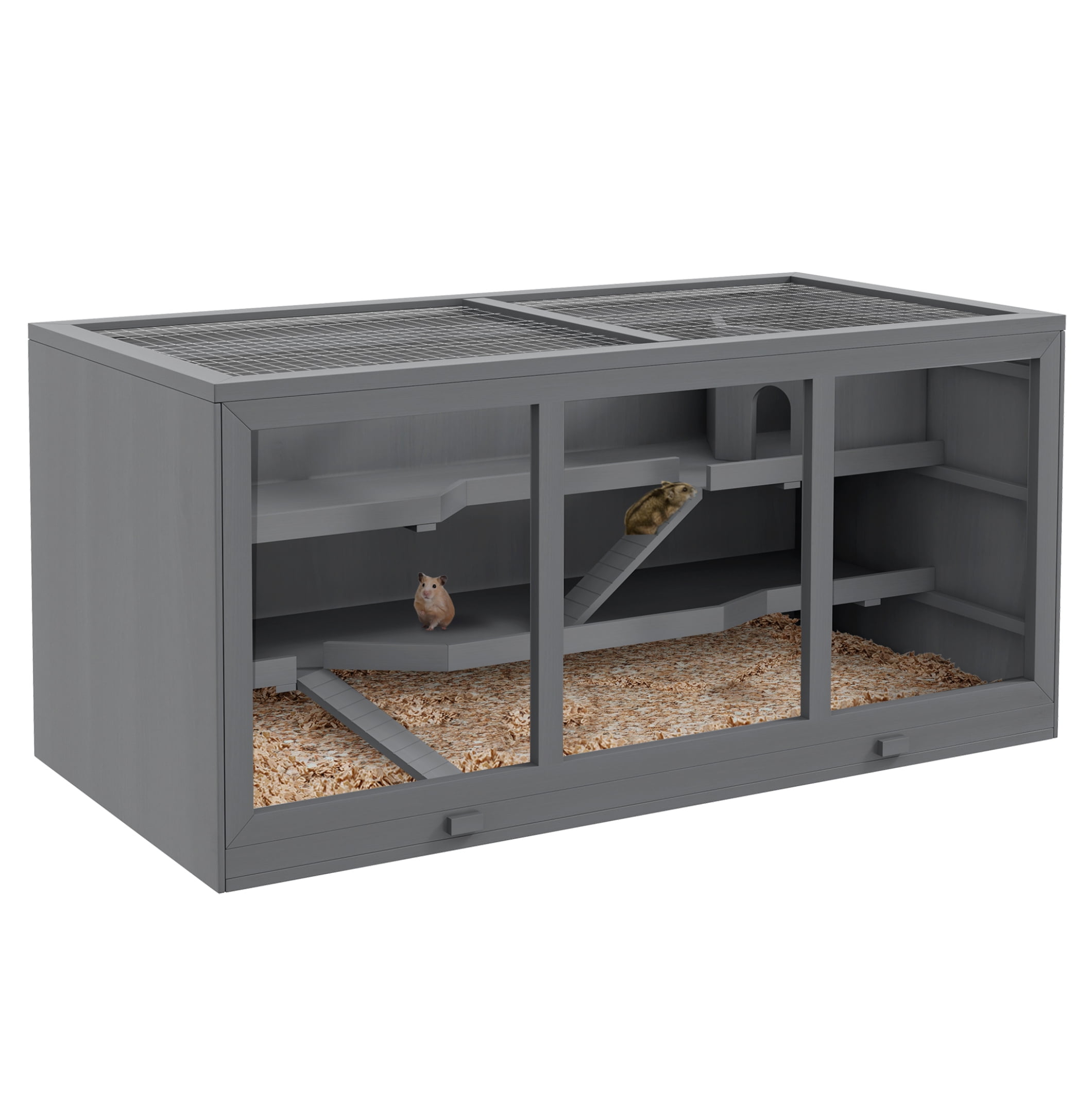 Extra Large Wooden Hamster Cage, Gerbil Cage, and Other Small Animal ...