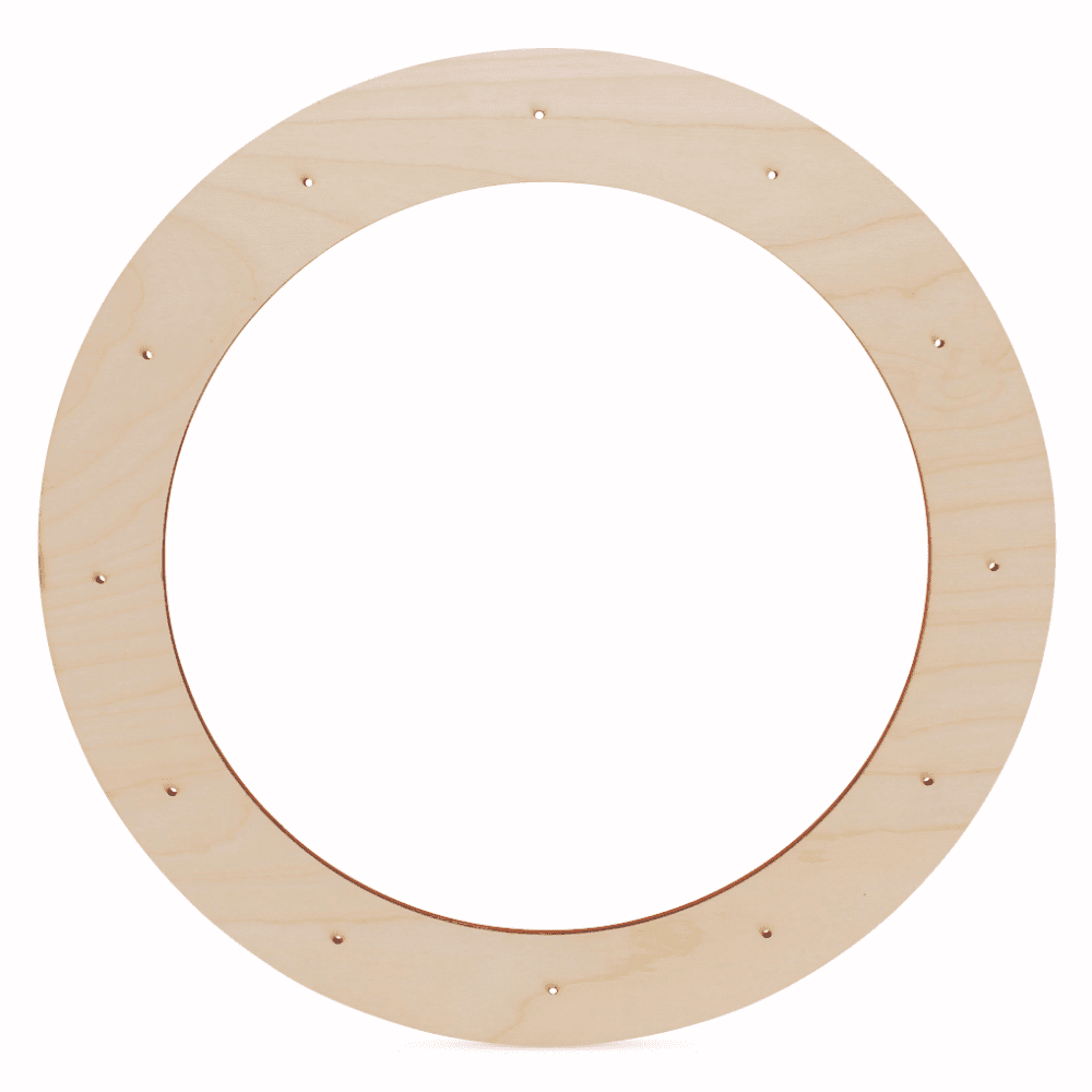 Extra-Large Wreath Frame 18-inch, Pack of 10 Wood Wreath Forms, Wood ...