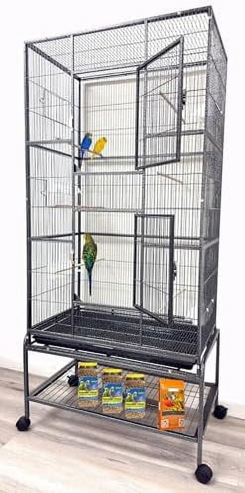 Extra Large Wrought Iron Tight Bar Spacing Breeding Flight Canary ...