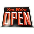 Extra Large Yes We're Open & Closed Window Sign, 15" H x 19" W, 2 Pack ...