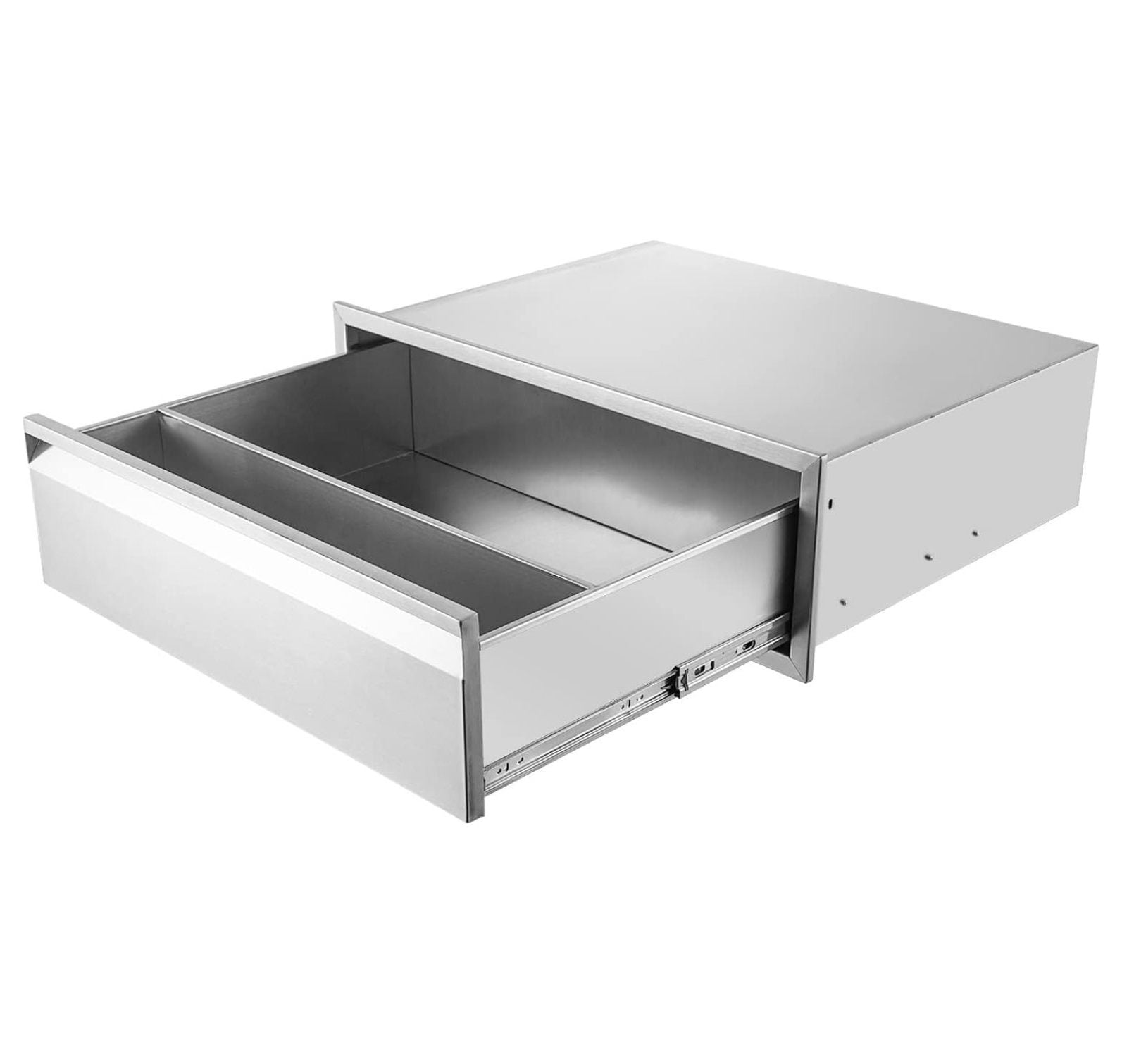 Extra-Larger 30" W Outdoor Kitchen Drawer Stainless Steel BBQ Single ...