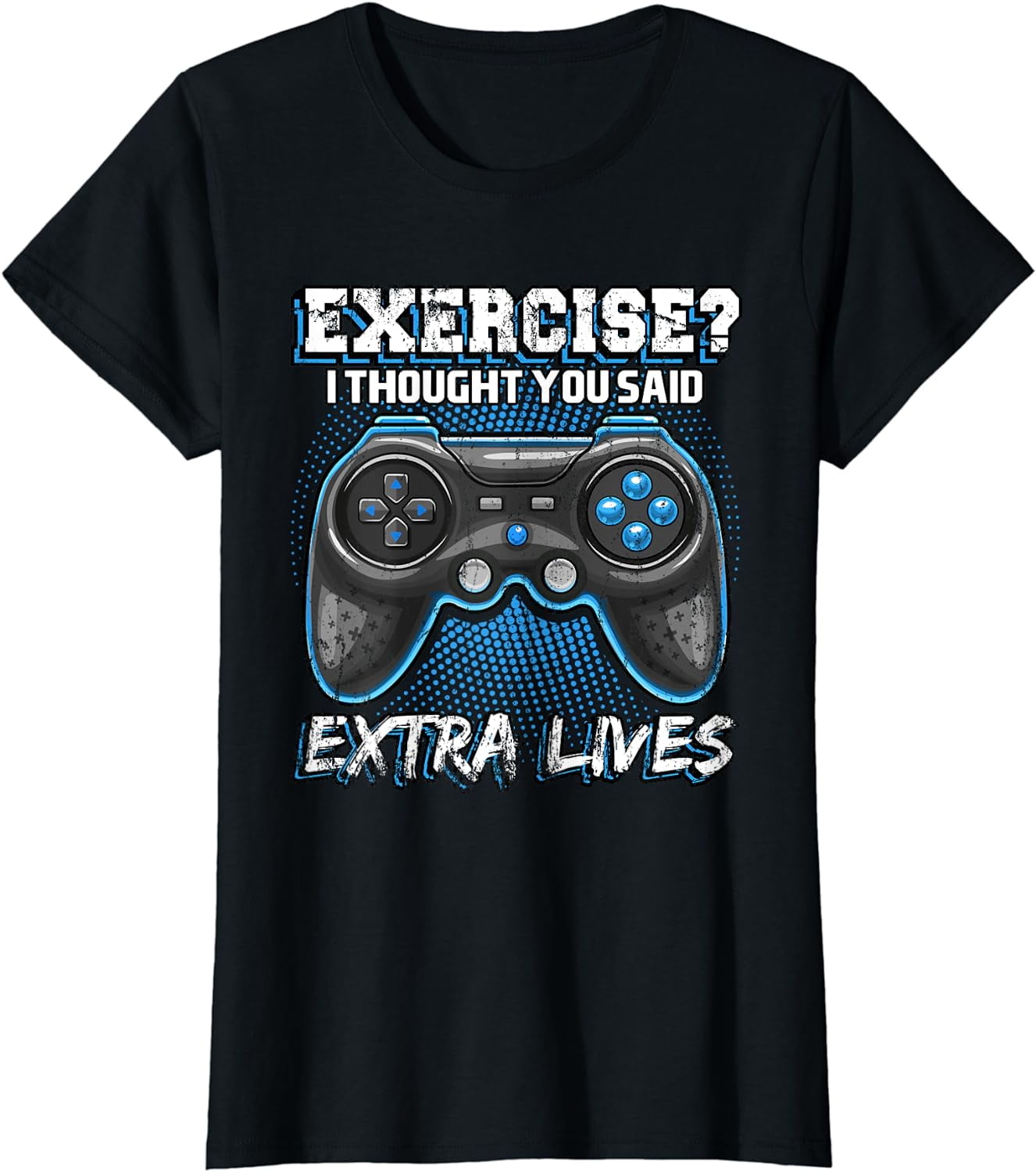 Extra Lives Funny Video Game Controller Retro Gamer Boys T-Shirt ...