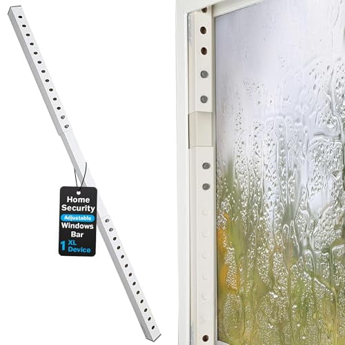 Extra Long – (1 Device) Home Security Adjustable Window Security Bars ...