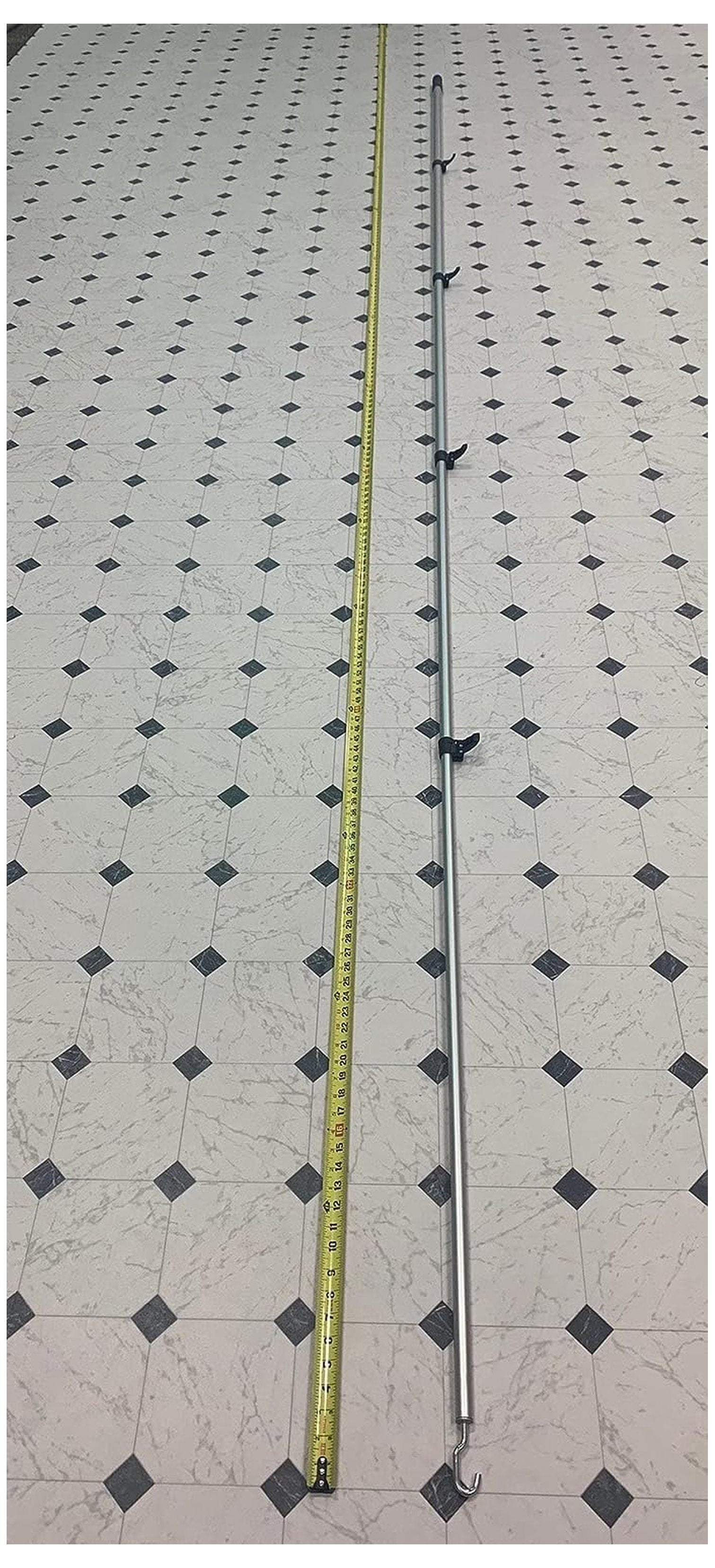 Extra Long 16ft Aluminum Extension Pole with hook for Open or Close 12 ...