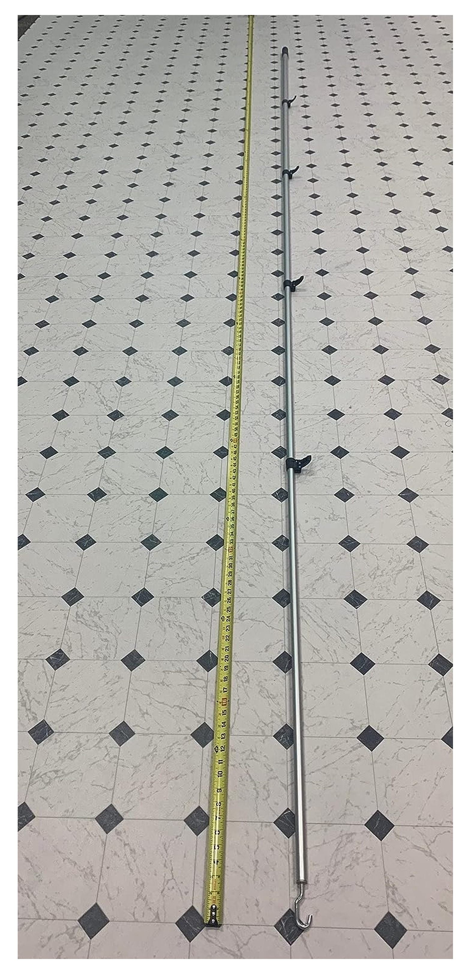 Extra Long 16ft Aluminum Extension Pole with hook for Open or Close 12 ...