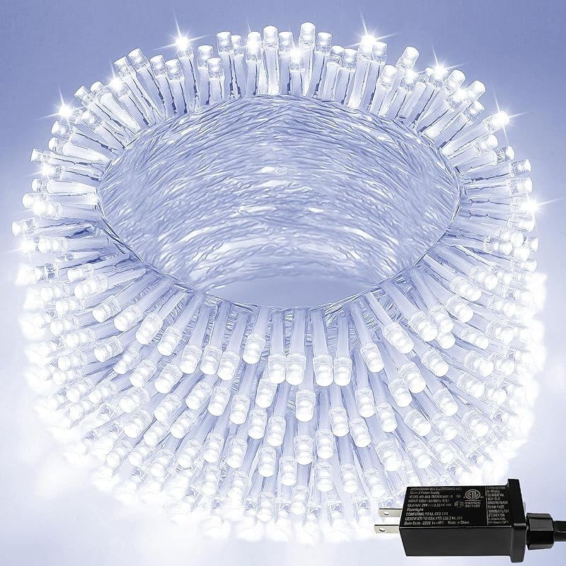 Extra-Long 66FT String Lights Outdoor/Indoor, 200 LED Super Bright ...