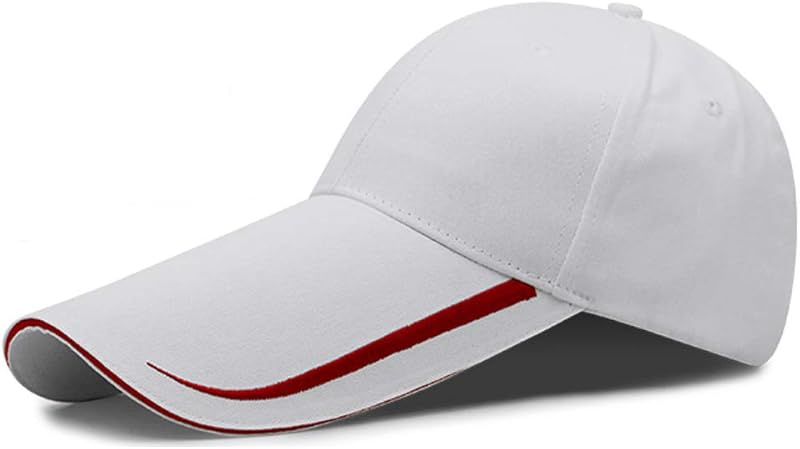 Extra Long Bill 100% Washed Cotton Baseball Cap Lengthened Brim Sun ...