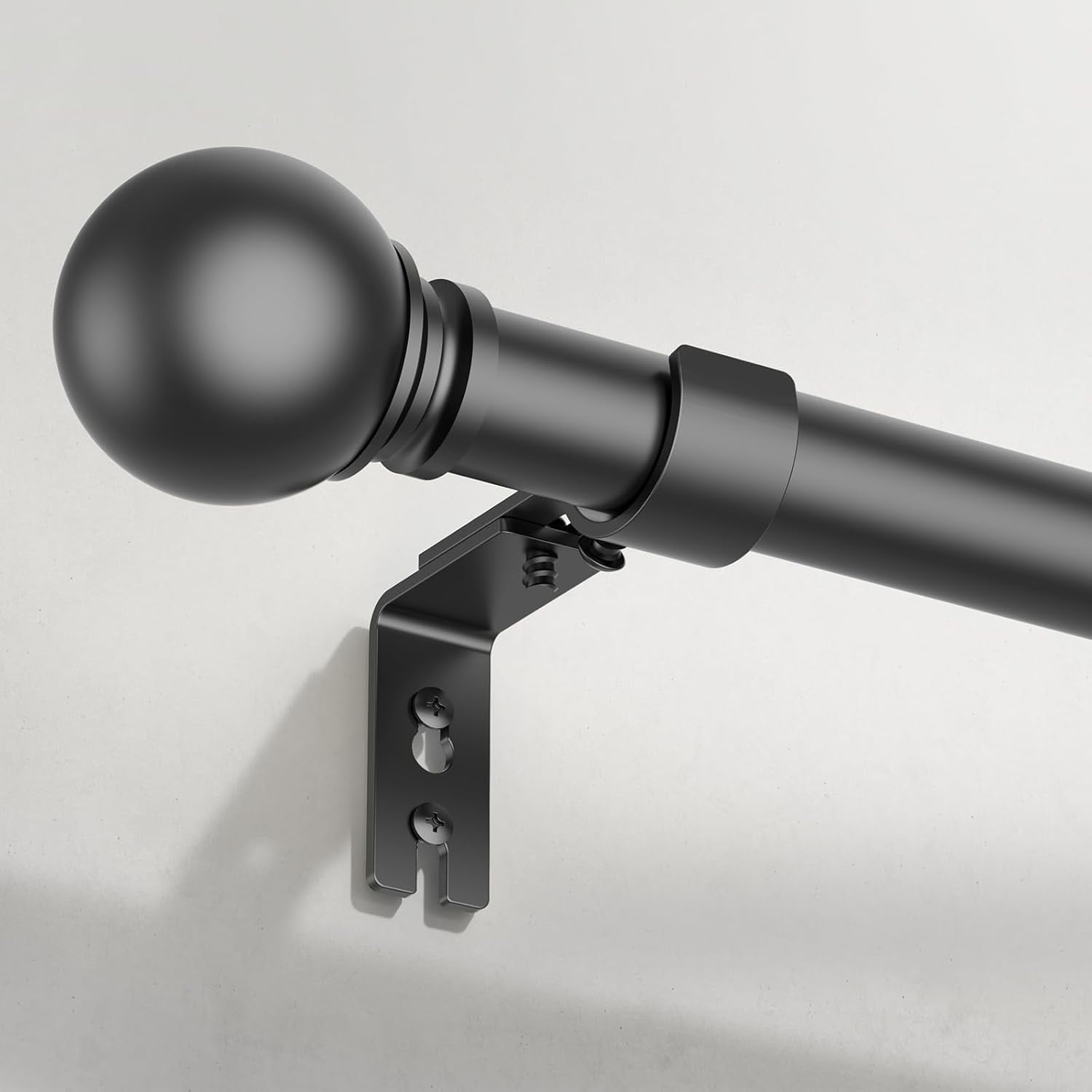 Extra Long Curtain Rods for Windows 32 to 240 Inches, Black Curtain rod ...