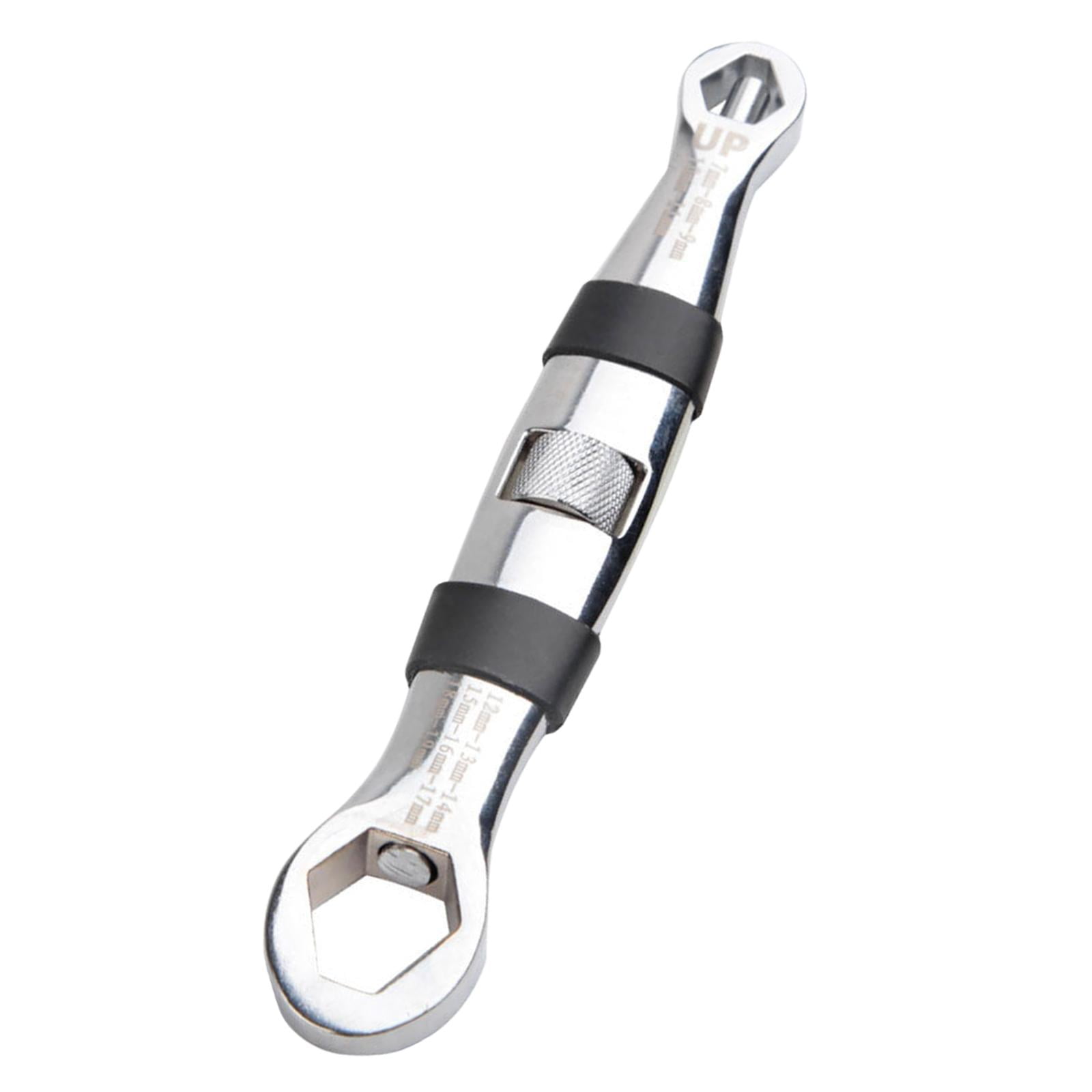 Extra Long Double Box End Universal Ratcheting Wrench Metric Double end ...