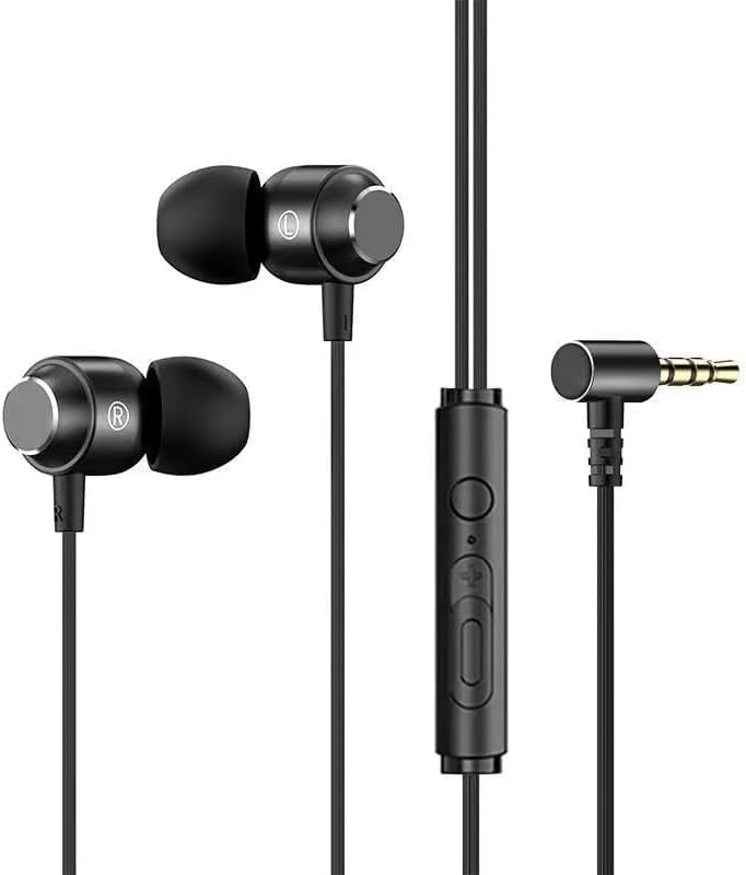 Extra Long Earbuds for TV & PC, with 12FT Spring Coiled Extension Cable ...