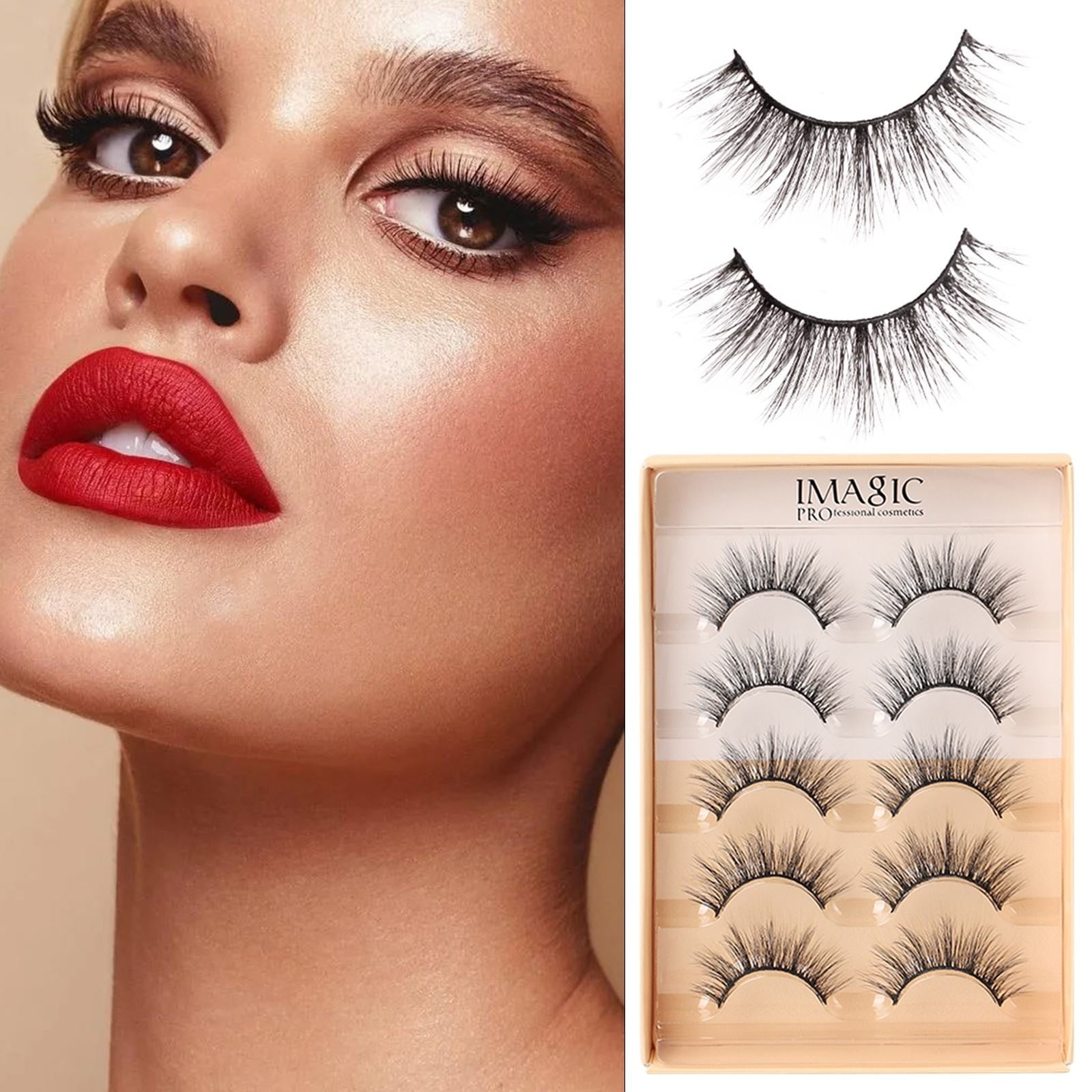 Extra Long Eyelashes Individual Eyelashes Extension 3d 20 Pairs 3d Soft ...