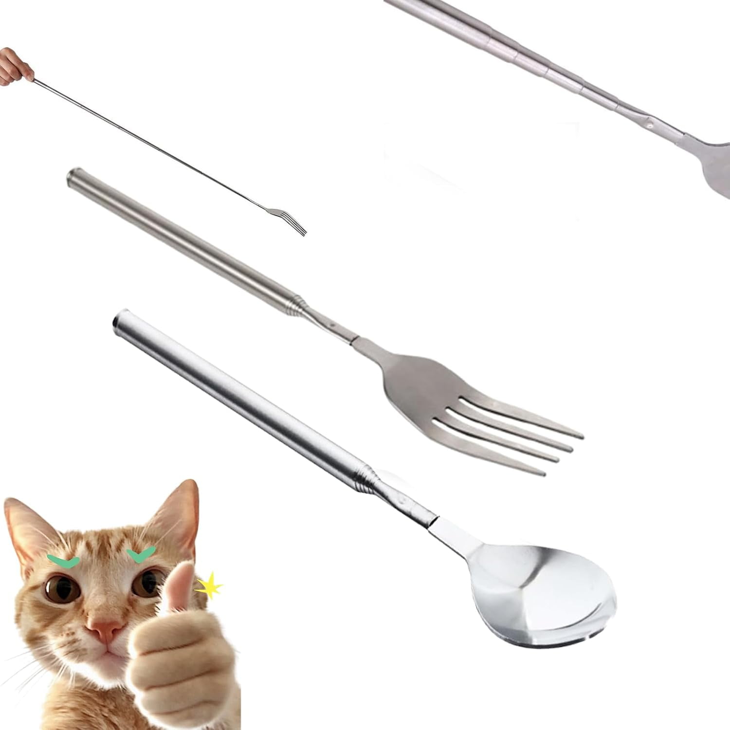 Extra Long Fork Prank, Extension Fork, Extendable Forks Prank ...