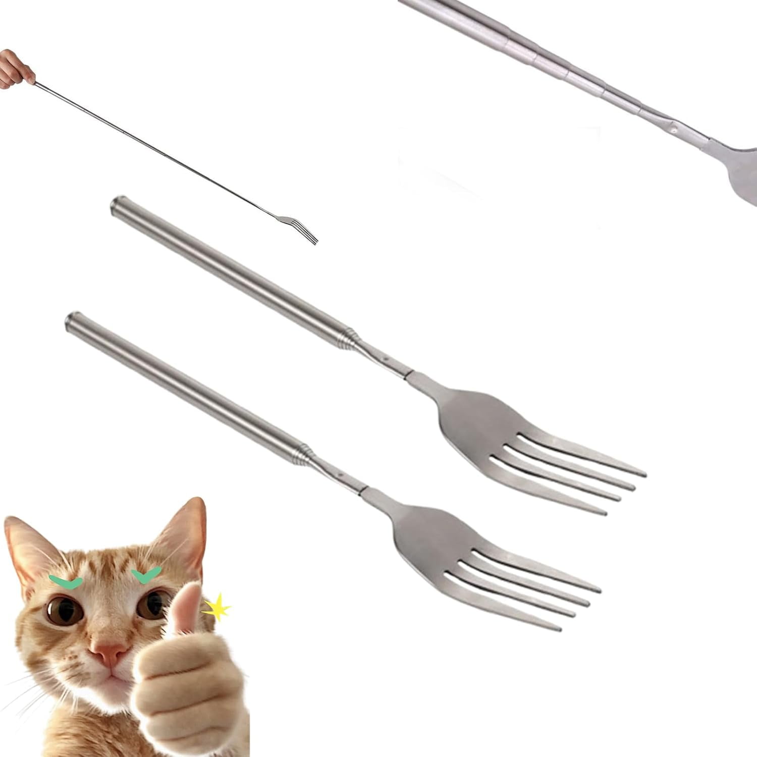 Extra Long Fork Prank, Extension Fork, Extendable Forks Prank ...
