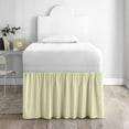 Extra Long Full XL Ruffled Bed Skirt – 36-Inch Drop, Soft 100% ...
