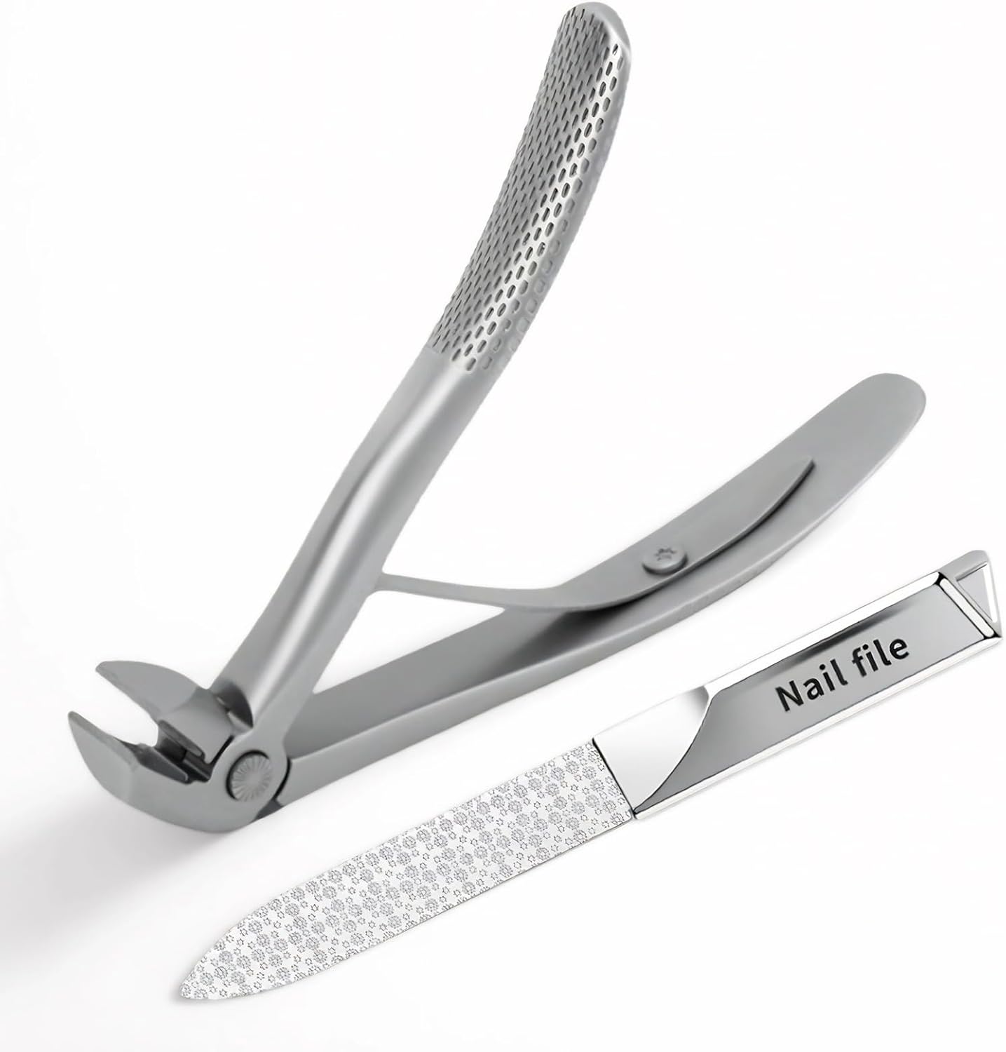 Extra Long Handle Nail Clippers for Seniors & Thick Nails, Anti-Slip ...