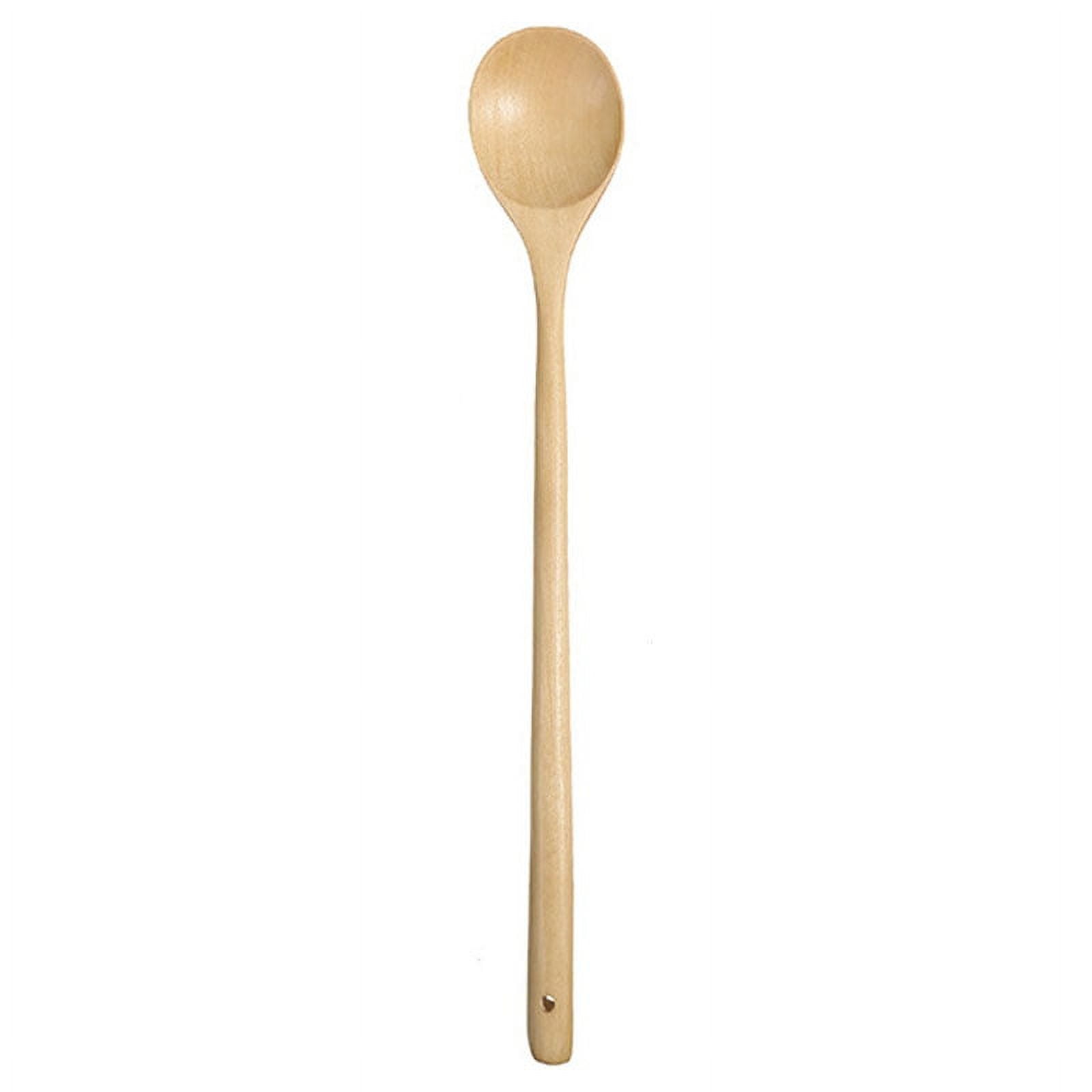 Extra Long Handle Wooden Spoon -13 inch Wooden Kitchen Utensils Wood ...