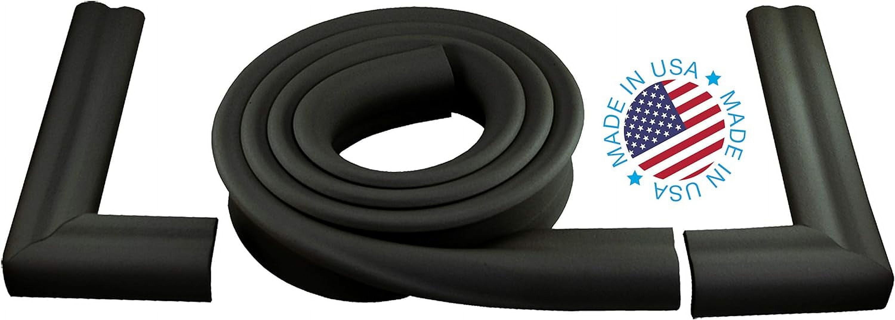 Extra Long Hearth Cushion | Made In | Black | 14.33 Ft Of Padding ...