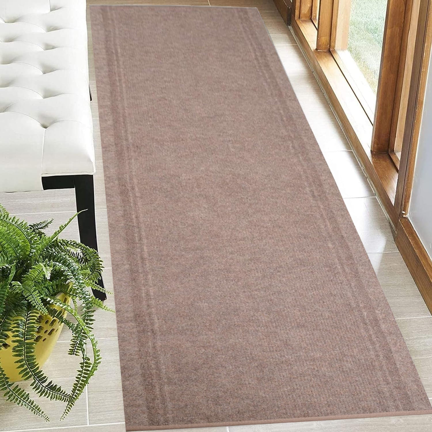 Extra-Long Heavy Duty Runner Rug Skid Resistant Backing Rug Runner ...