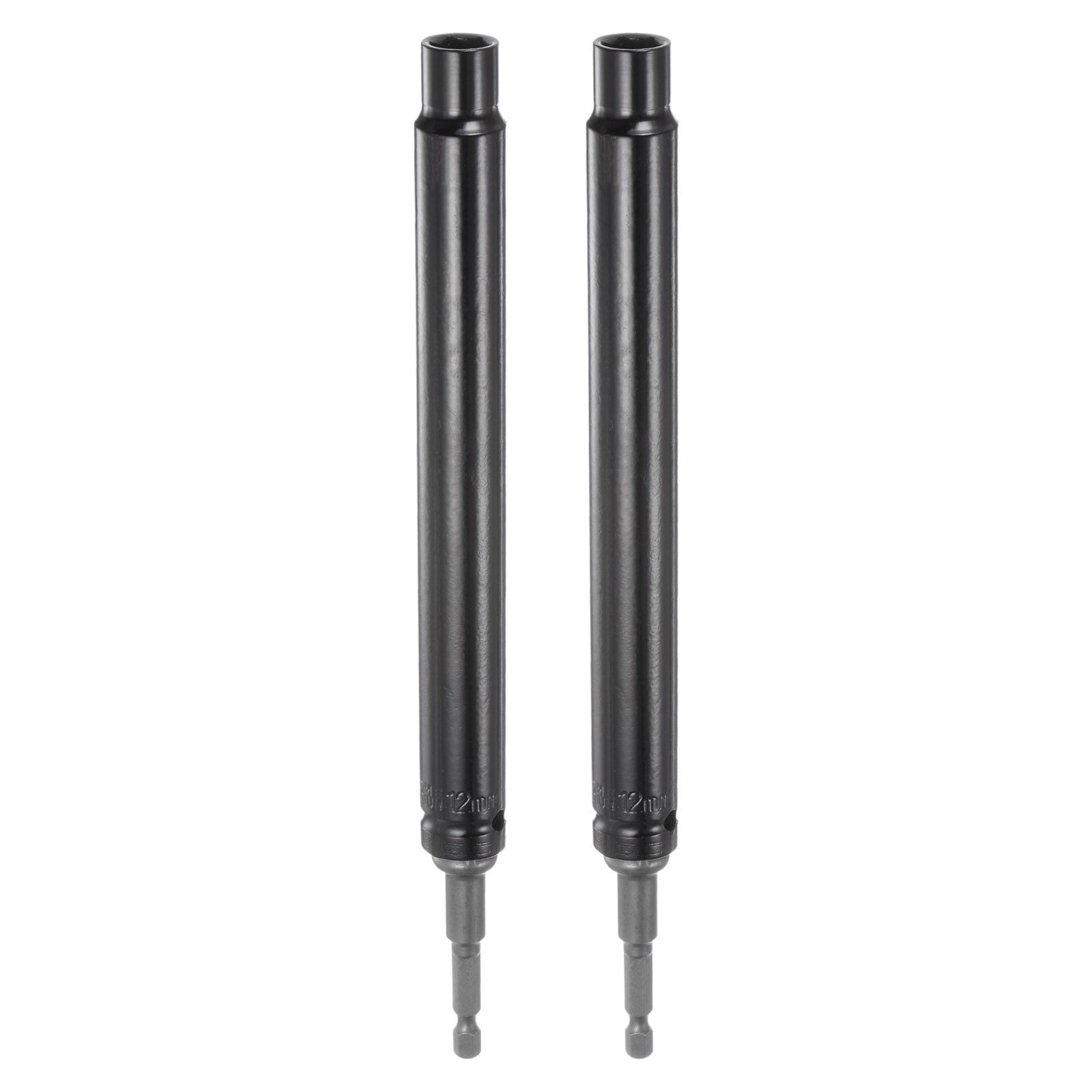 Extra Long Hollow Socket, 12mm x 200mm Deep Well Impact Nut Driver with ...