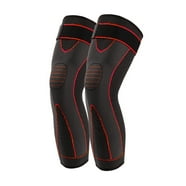 COOLOMG Basketball Knee Pads Compression Leg Sleeves for Volleyball ...