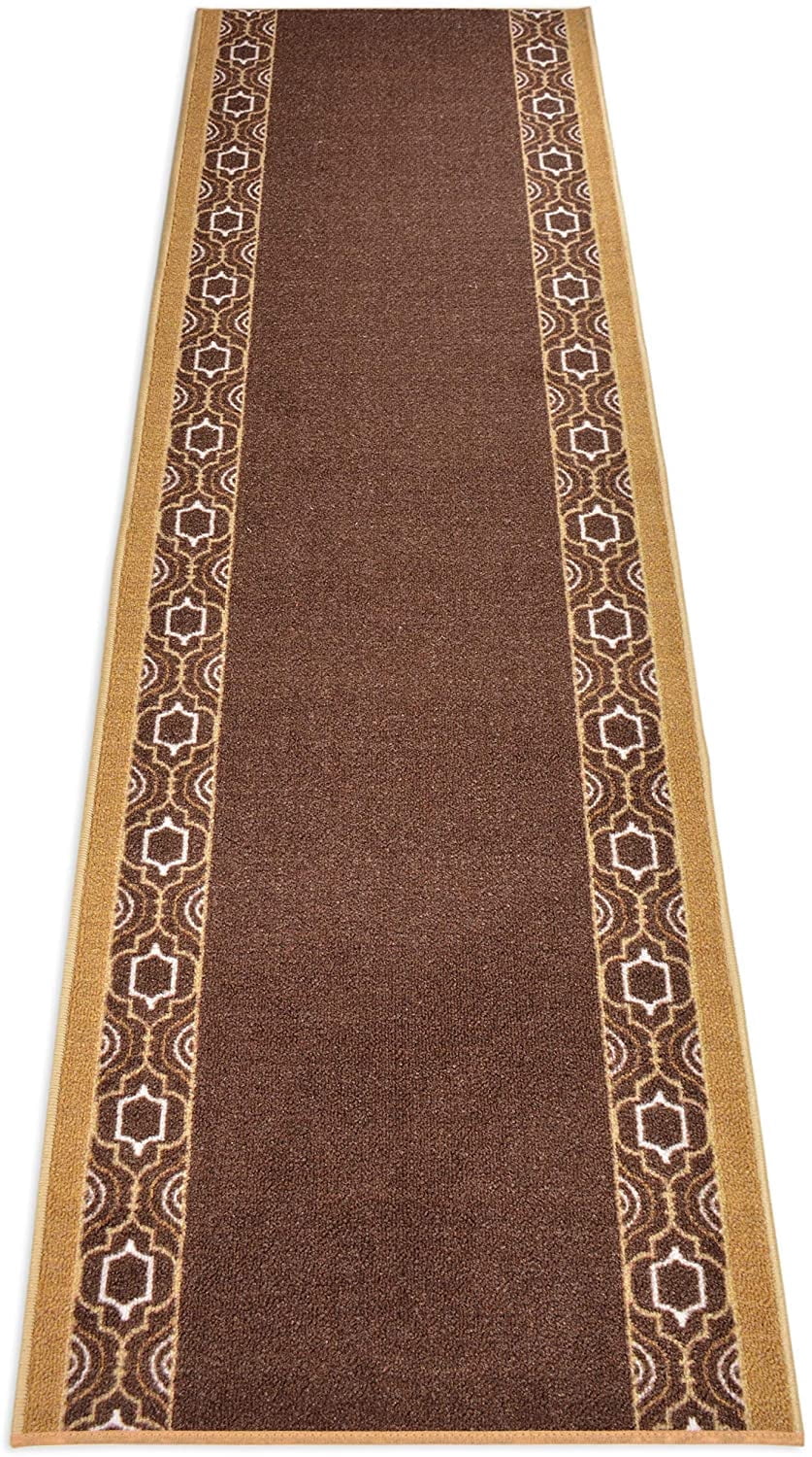 Extra-Long Low Pile Runner Rug Skid Resistant Backing Rug Runner ...