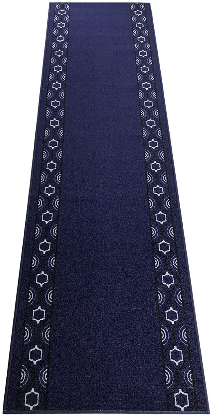 Extra-Long Low Pile Runner Rug Skid Resistant Backing Rug Runner ...