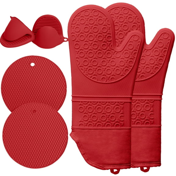 1-Piece Oven Clip with Gripping Surface, Thick Heat-Resistant Gloves ...