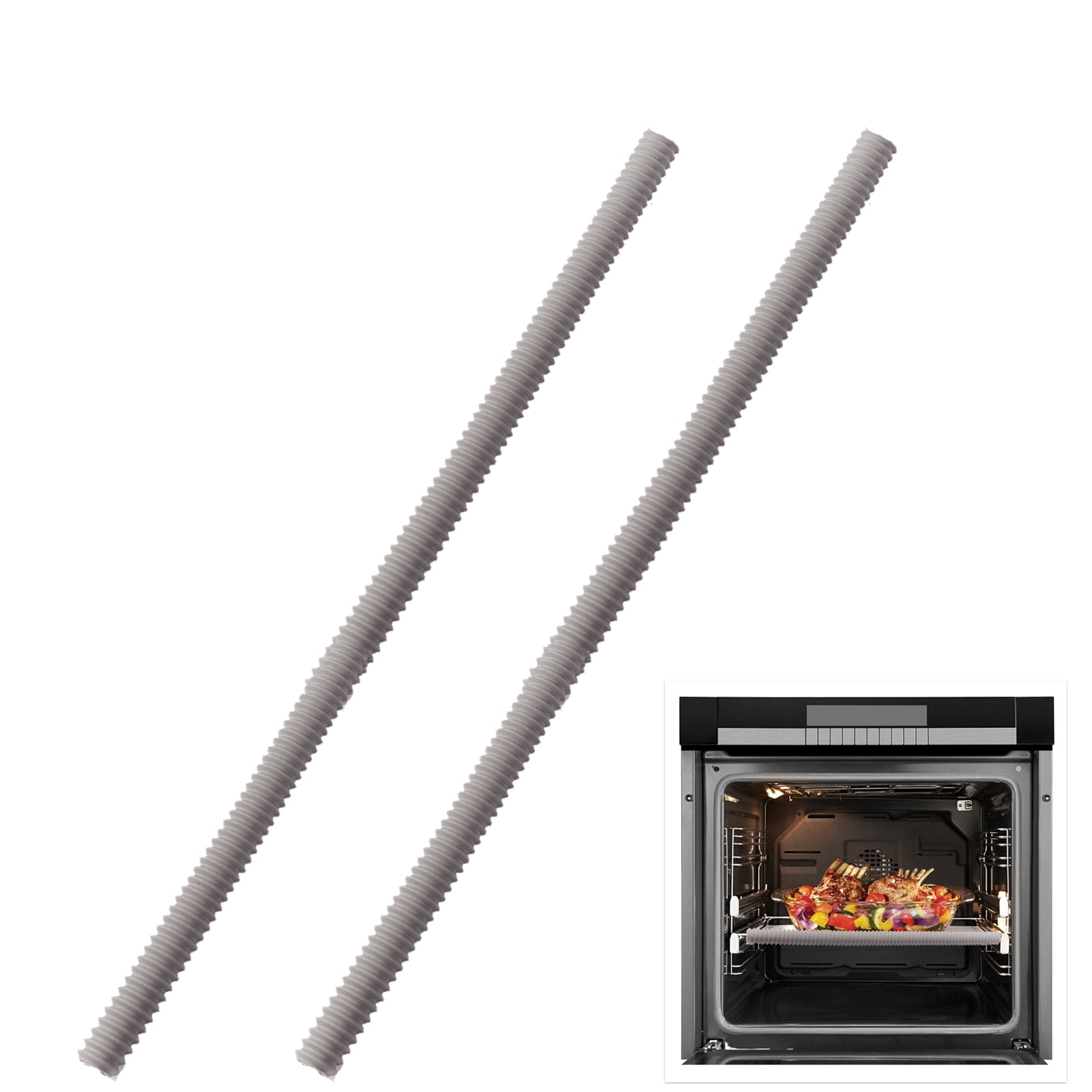 Extra Long Oven Rack Shields 22 inch, Oven Guards for Racks, Silicone ...