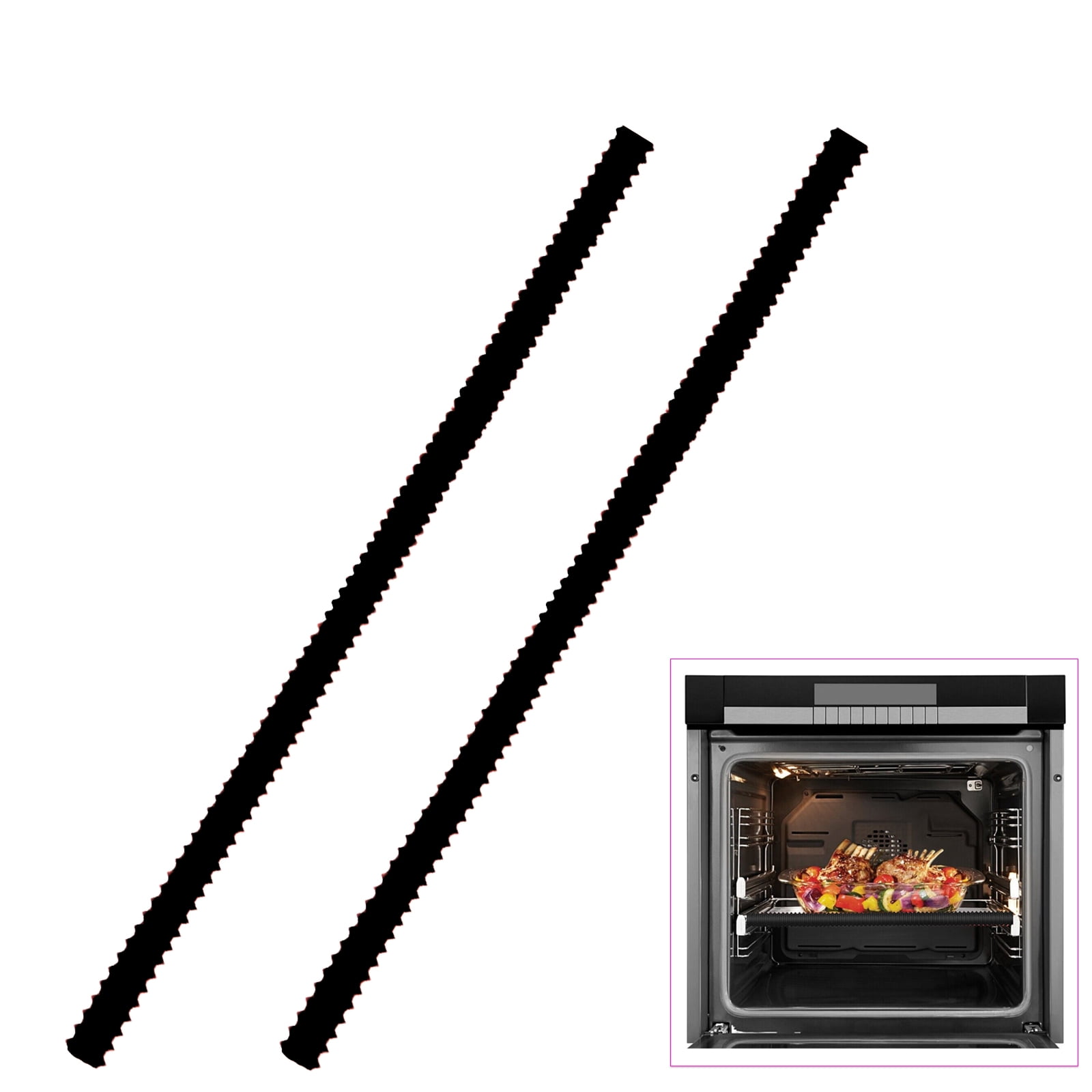 Extra Long Oven Rack Shields 22 inch, Oven Guards for Racks covers ...