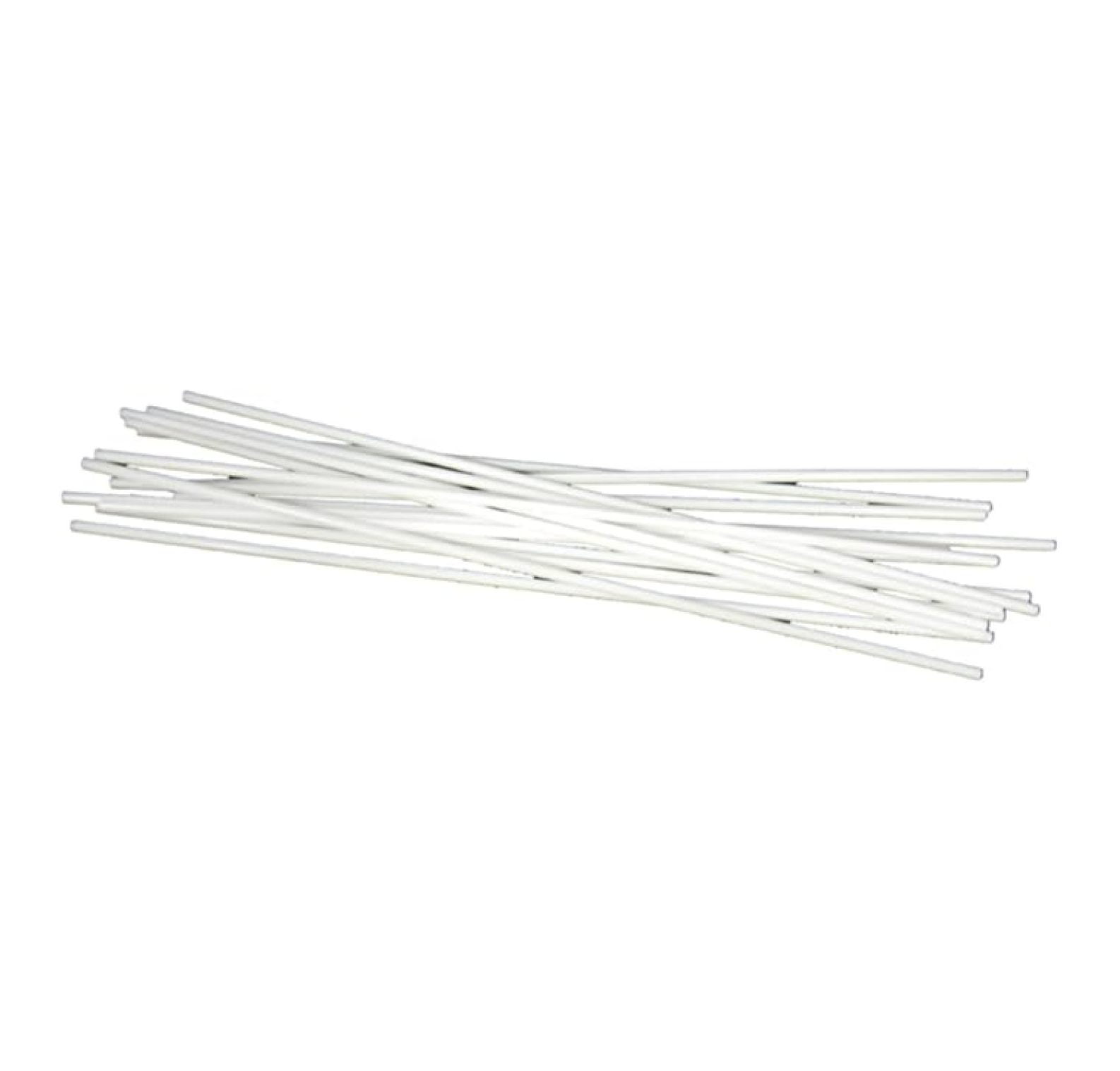 Extra Long Plastic Straws 18 Inch - 200 Pack White - Jumbo 1/4 ...